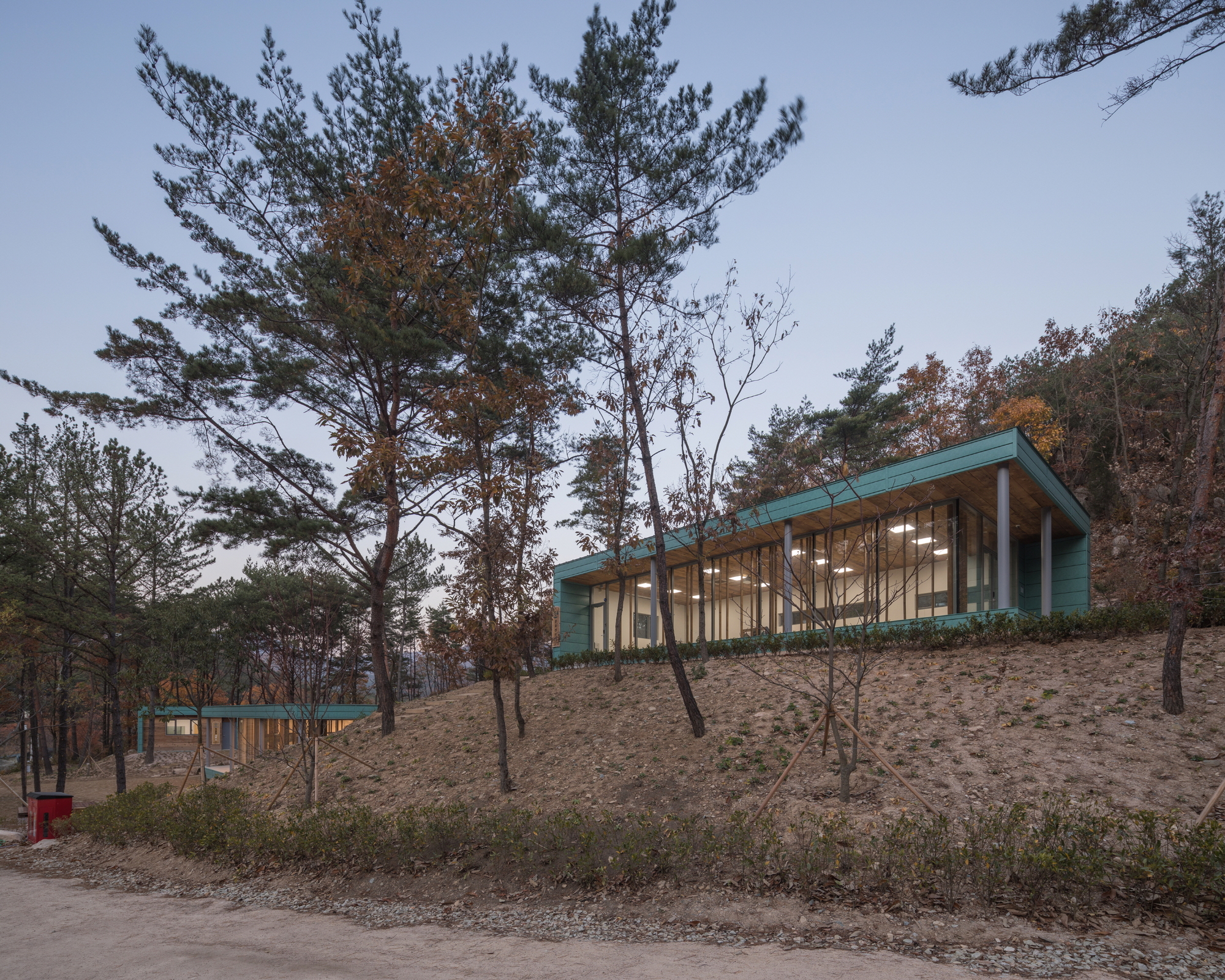 Gallery of Busan Forest of Healing Visitor Center / Architects Group ...