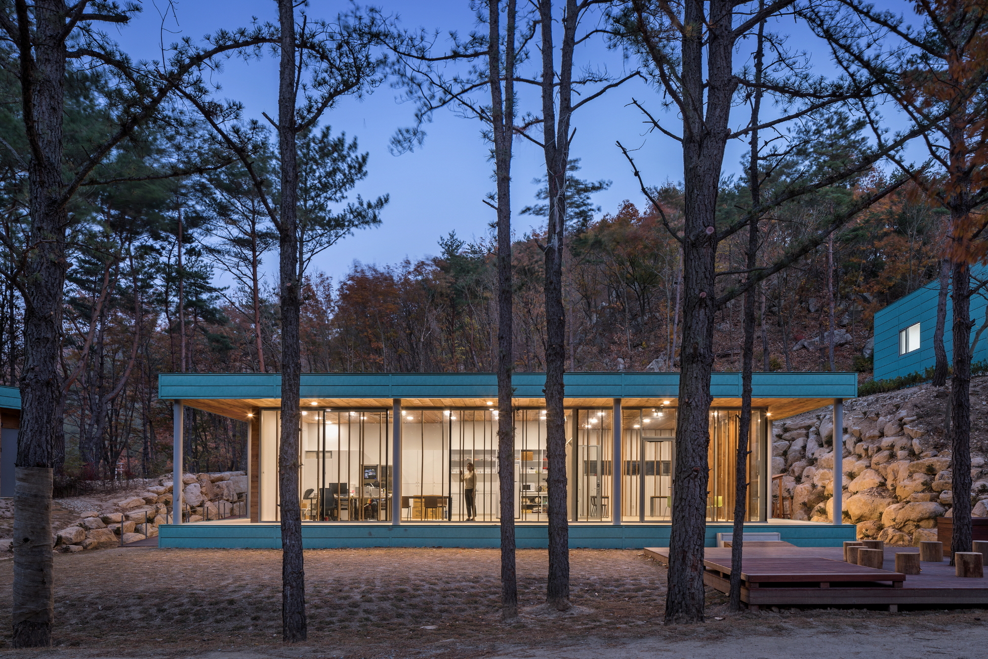 Gallery of Busan Forest of Healing Visitor Center / Architects Group ...