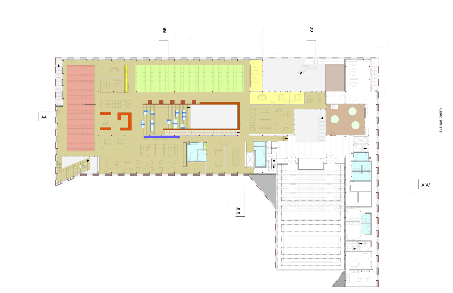 Gallery of Cultural Centers: 50 Examples in Plan and Section - 139