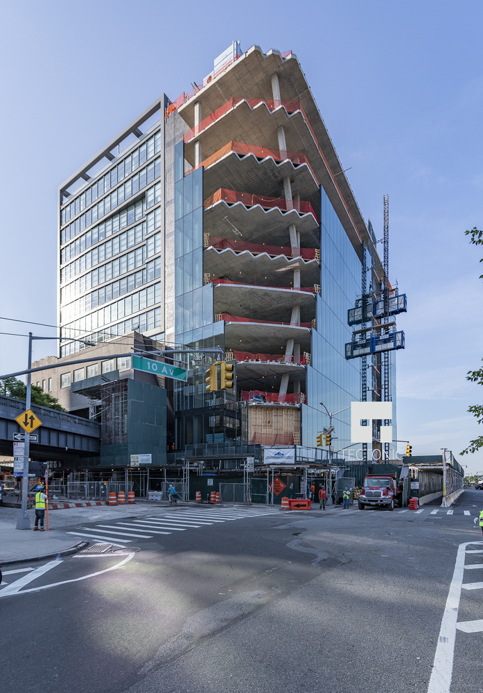 画廊 Studio Gang 纽约新作“Solar Carve Tower”接近完工，多面幕墙呼应高线公园 - 3