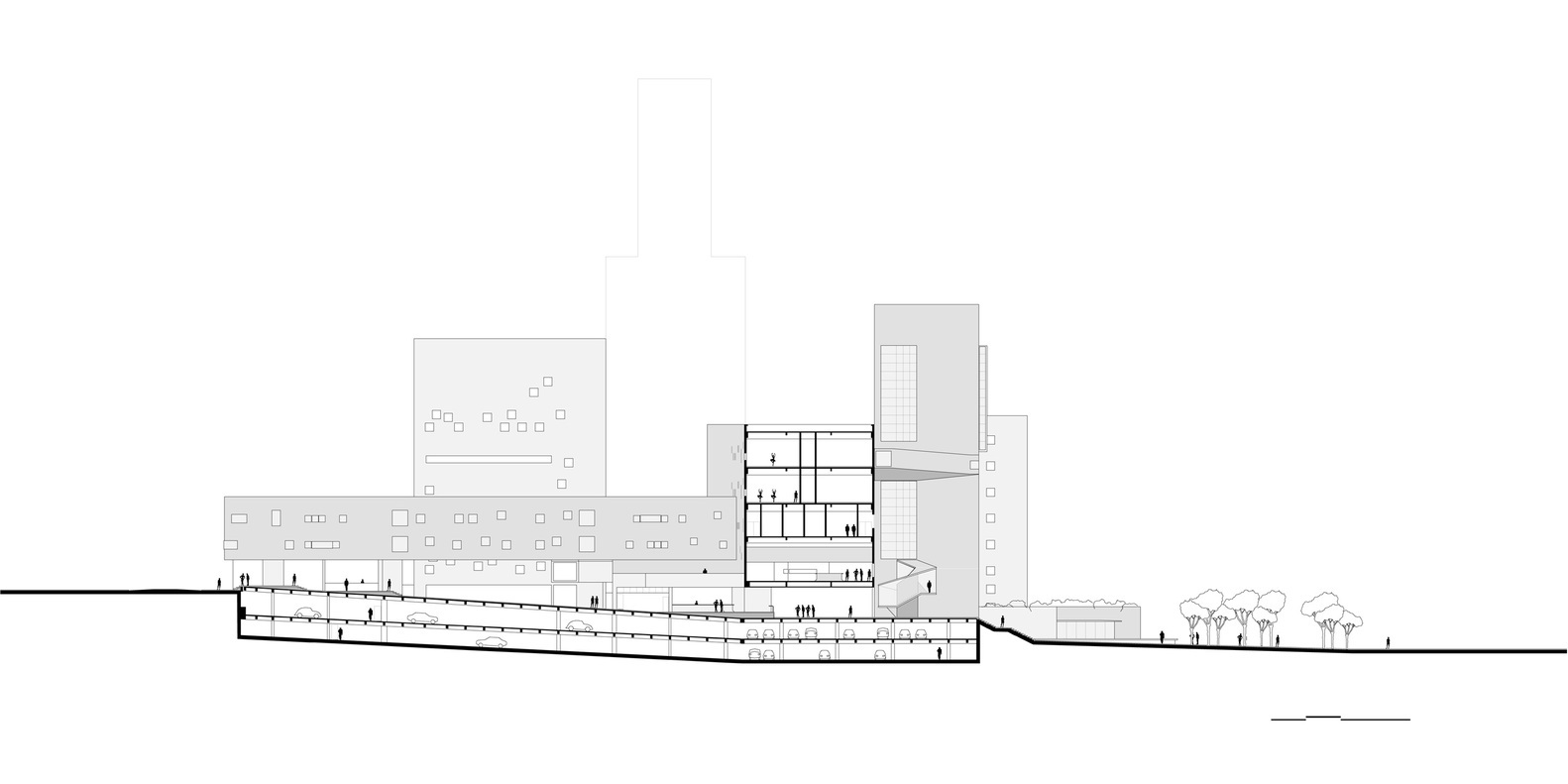 Gallery of Cultural Centers: 50 Examples in Plan and Section - 109