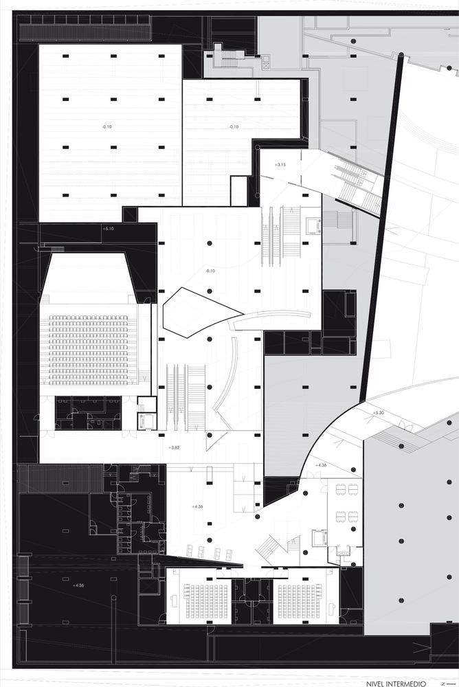 Gallery of Cultural Centers: 50 Examples in Plan and Section - 122