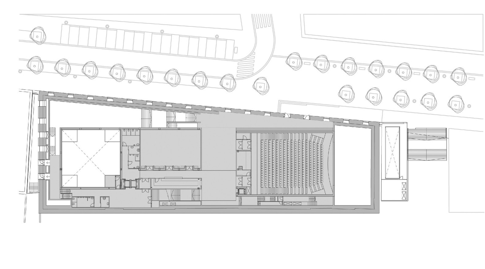 Gallery of Cultural Centers: 50 Examples in Plan and Section - 48