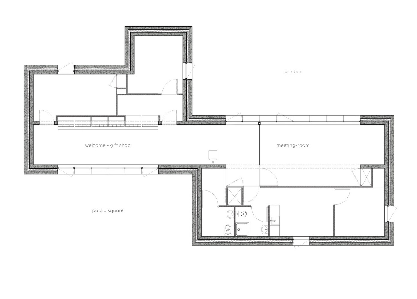 Gallery of Welcome Pavilion Museum Clemenceau / Titan - 11