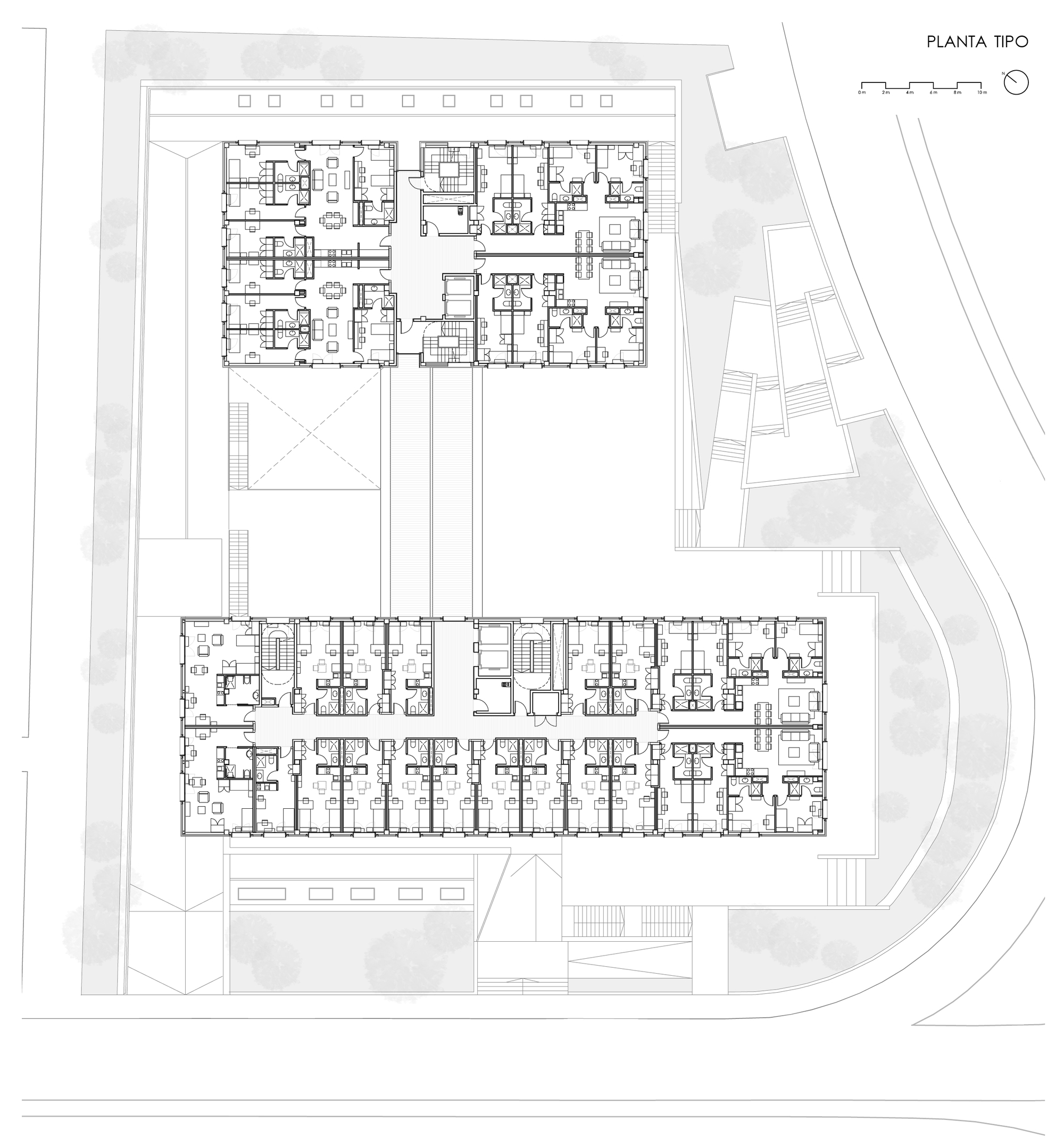 Galería de Residencia Universitaria Uneatlántico / Carlos Galiano ...