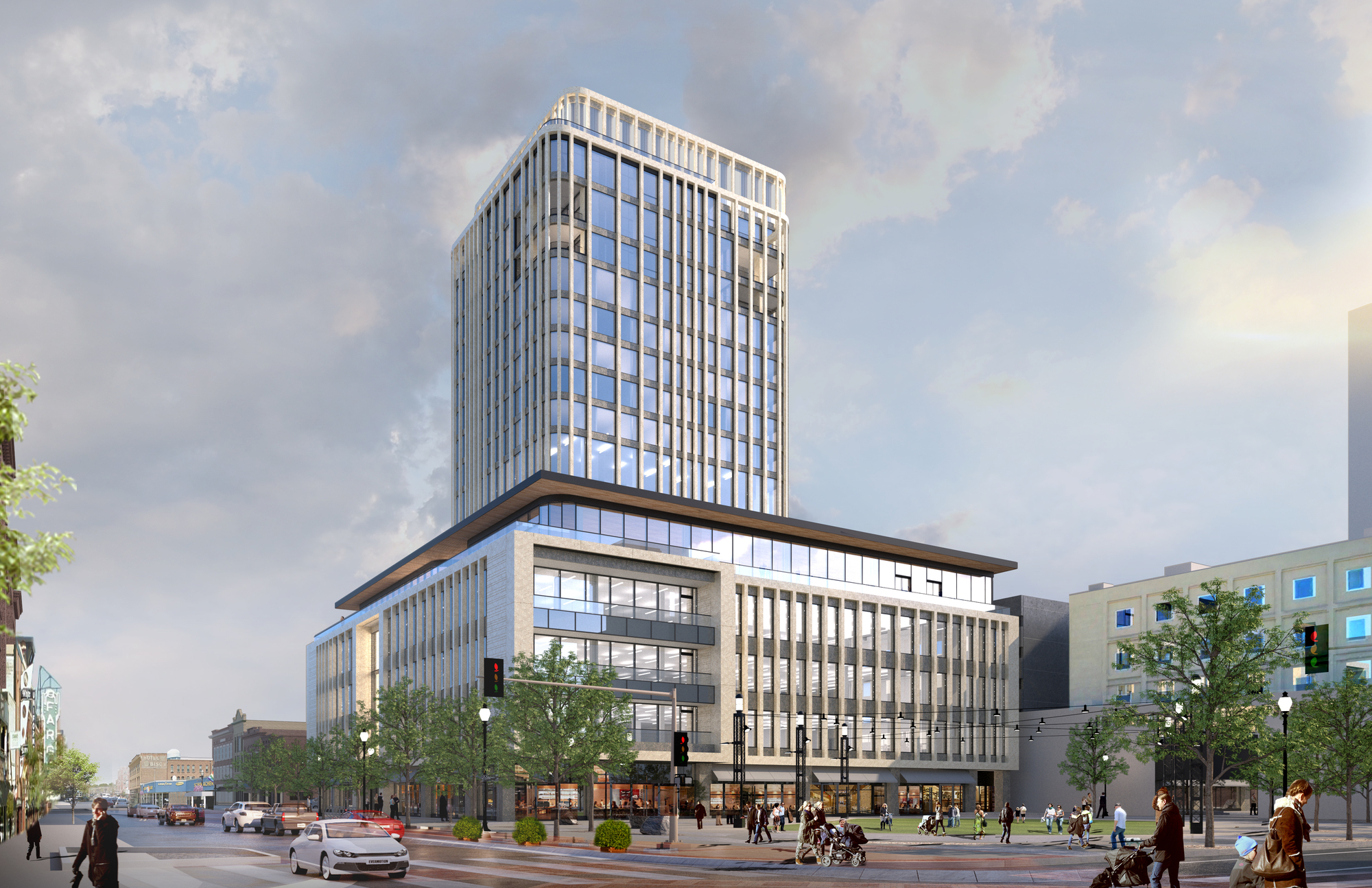 Gallery of SOM Breaks Ground on Block 9 in Downtown Fargo - 5