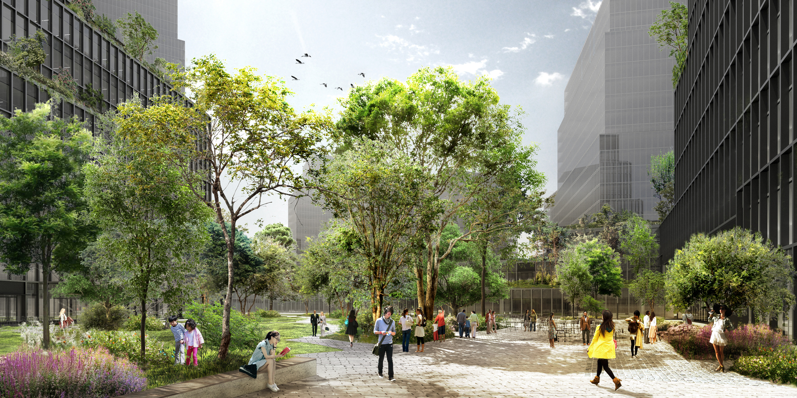 Gallery of Henning Larsen Creates The Springs, an Urban Mountain ...