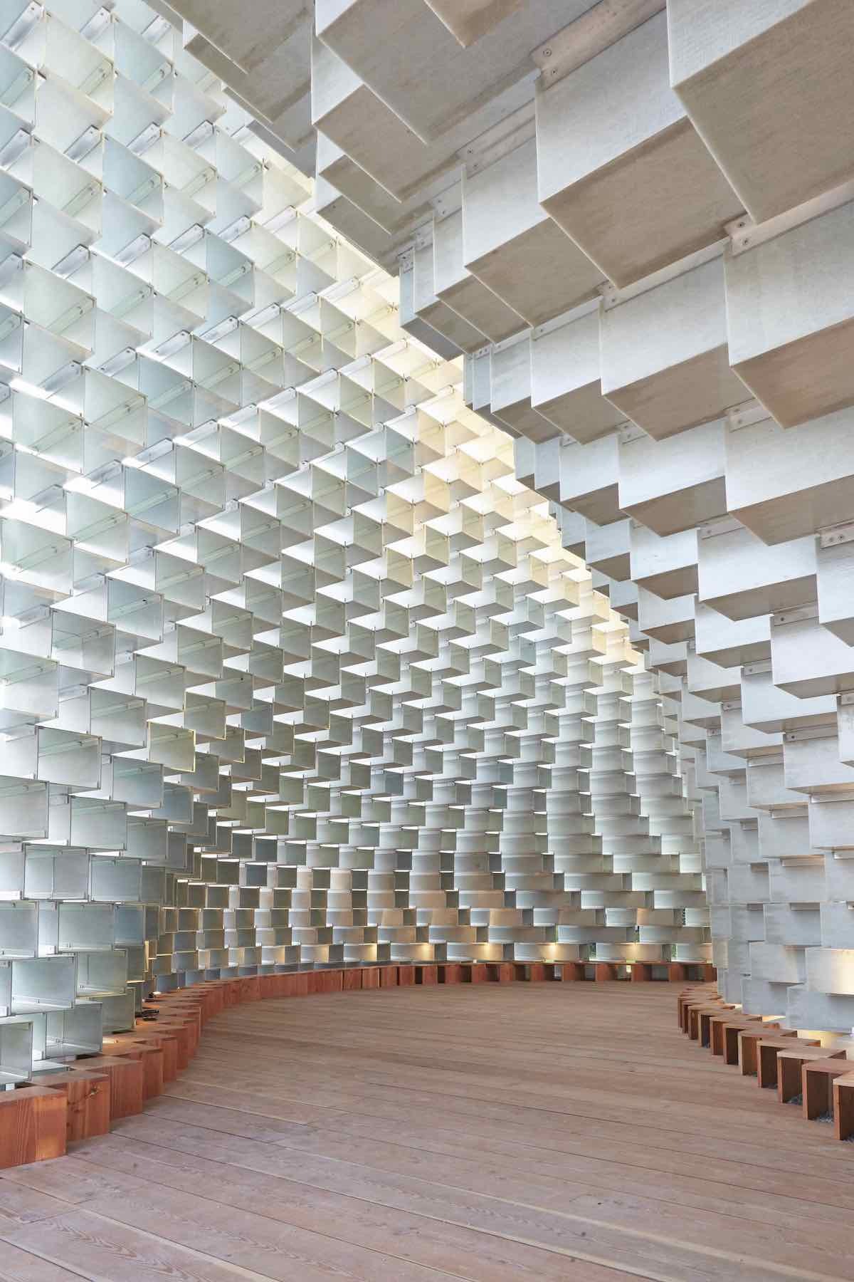 Gallery of BIG's Relocated Serpentine Pavilion Opens as "Unzipped" in ...
