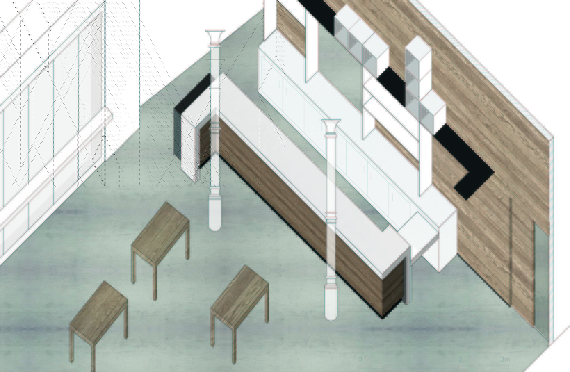 Gallery of Bars and Restaurants: 50 Examples in Plan and Section - 49