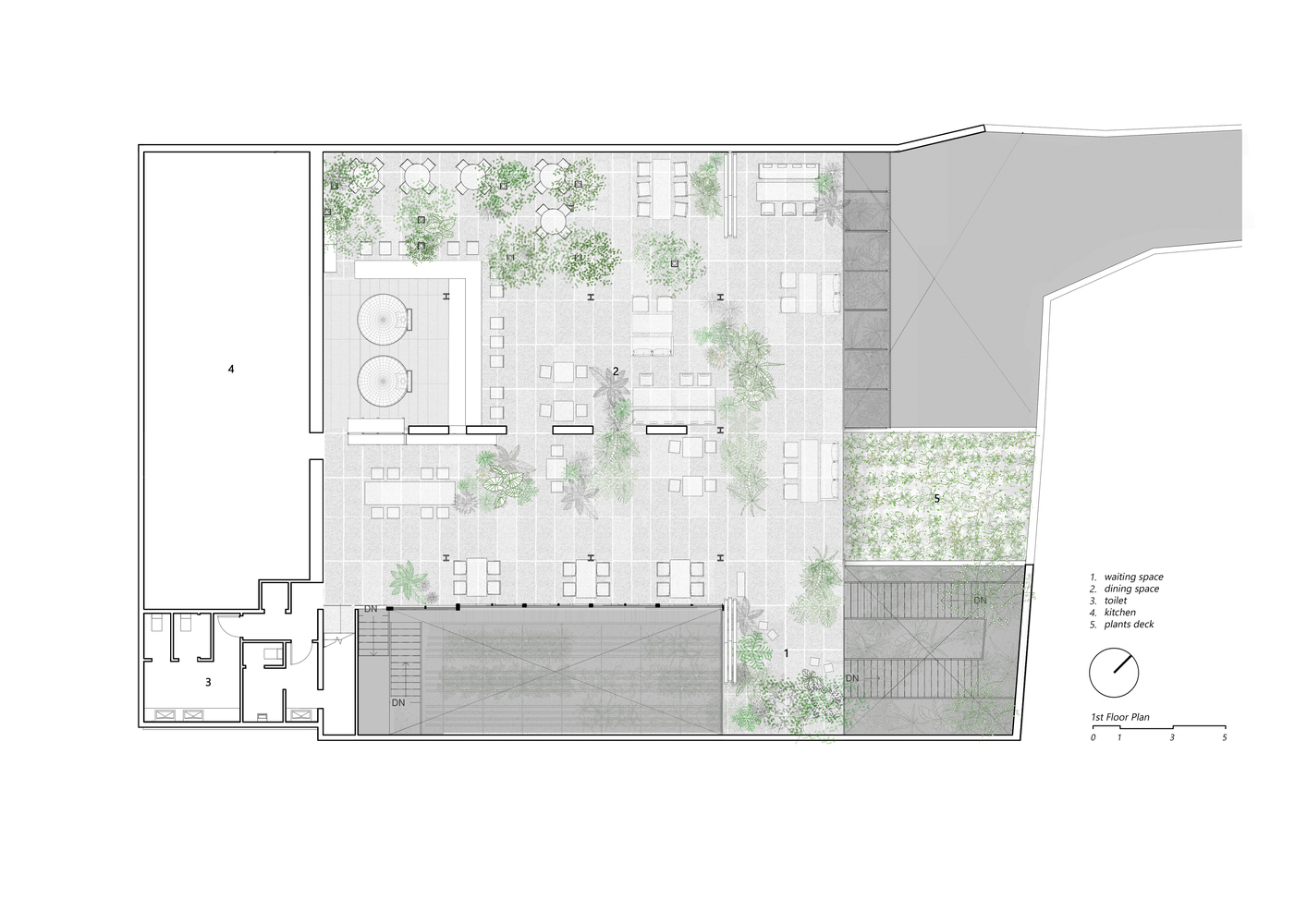 Gallery of Bars and Restaurants: 50 Examples in Plan and Section - 51