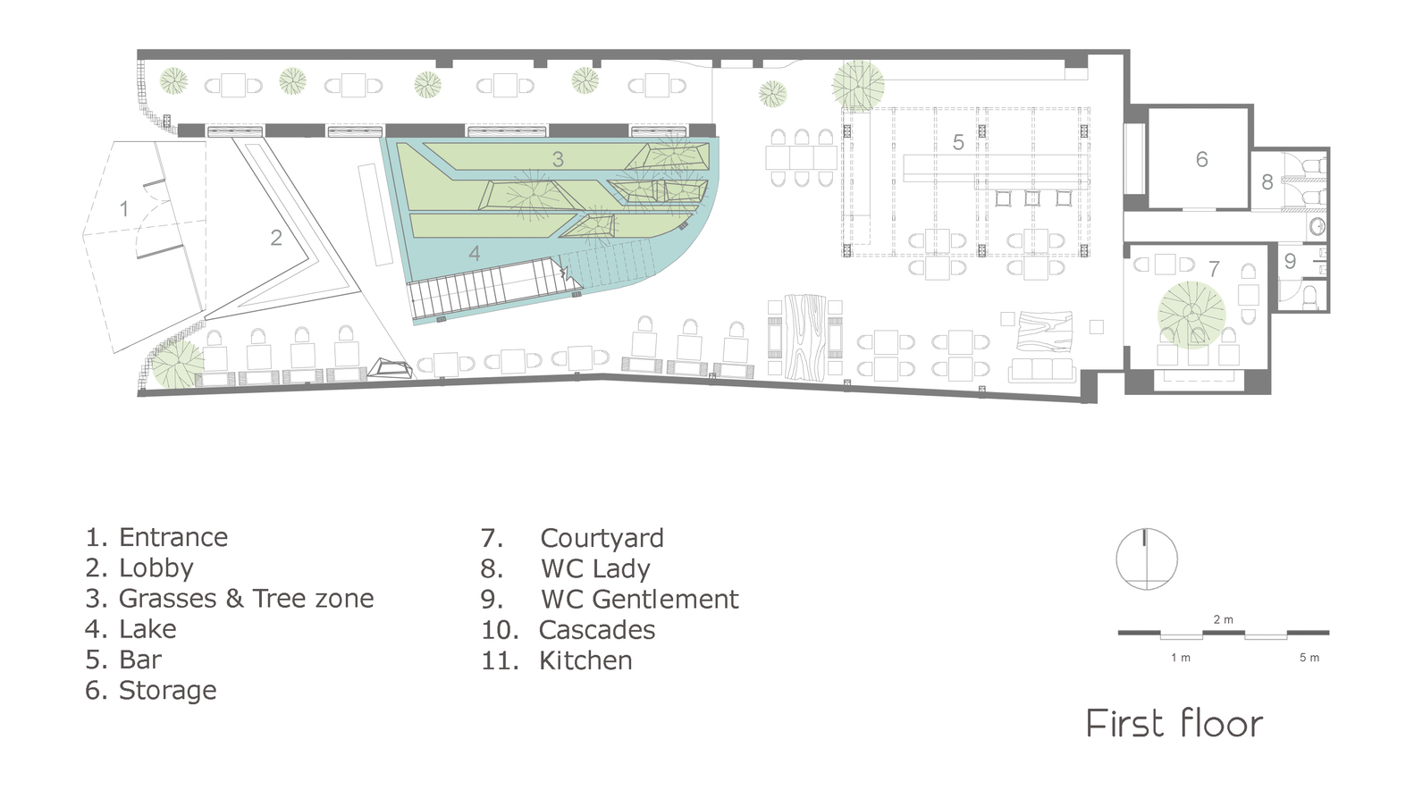 Gallery of Bars and Restaurants: 50 Examples in Plan and Section - 90