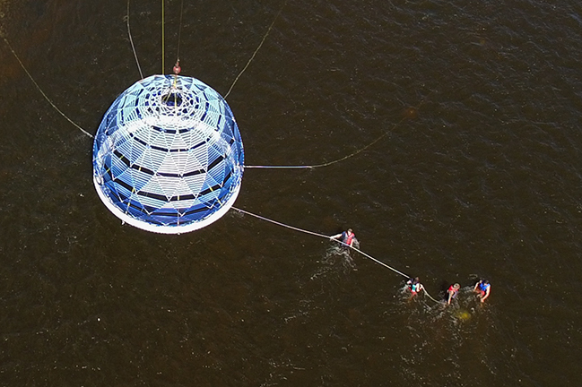 Gallery of SLO Architecture Builds Floating Harvest Dome in Grand ...