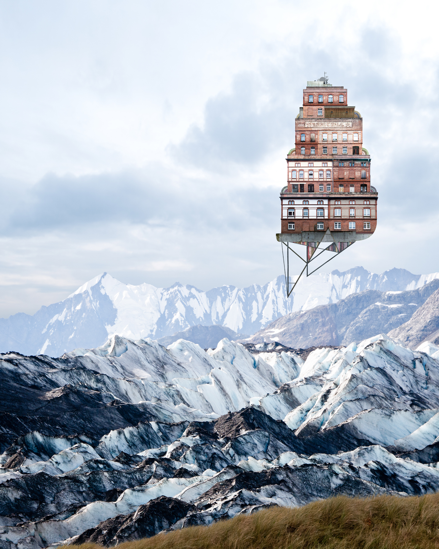 Galería de Casas surrealistas en los collages de Matthias Jung - 3