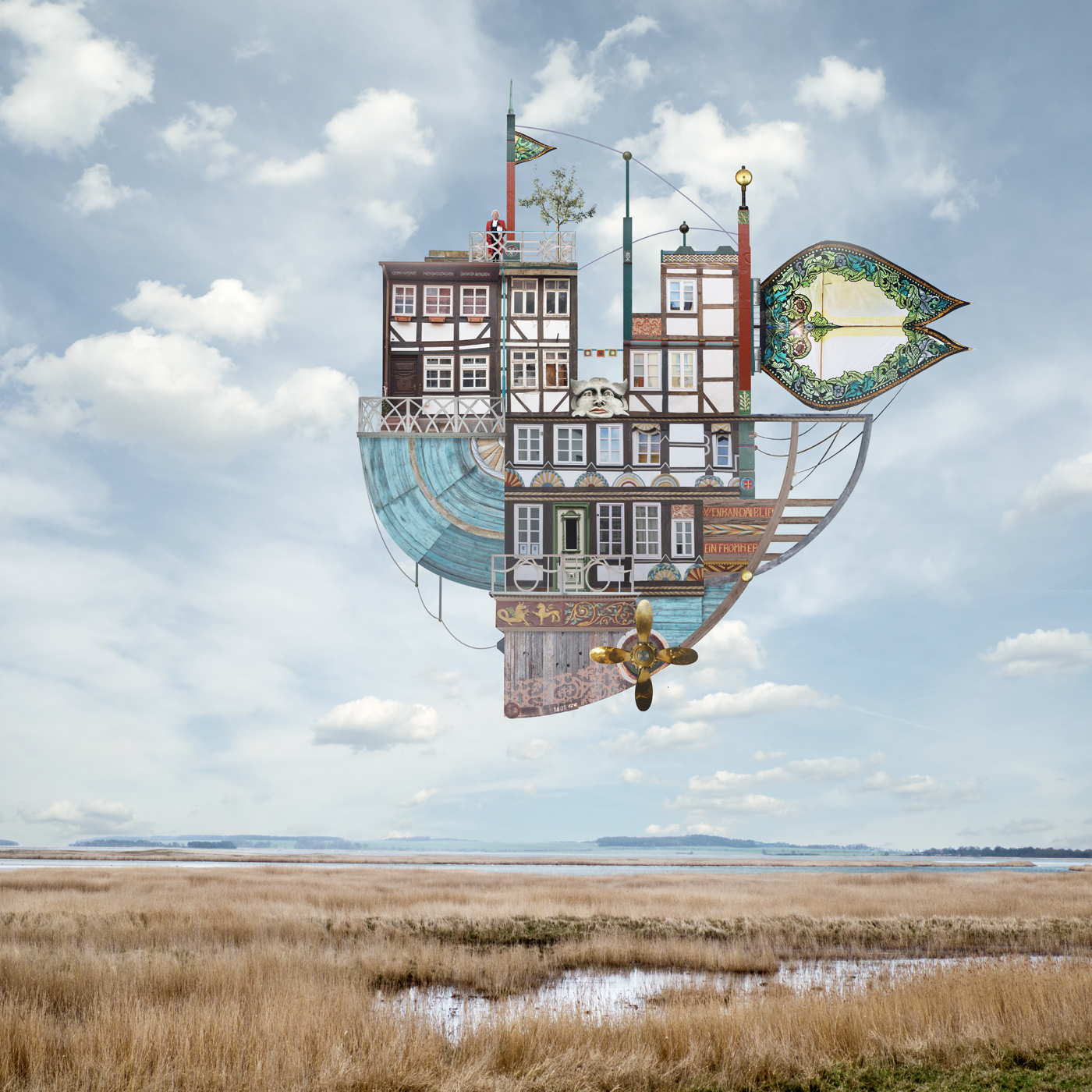 Galería de Casas surrealistas en los collages de Matthias Jung - 10
