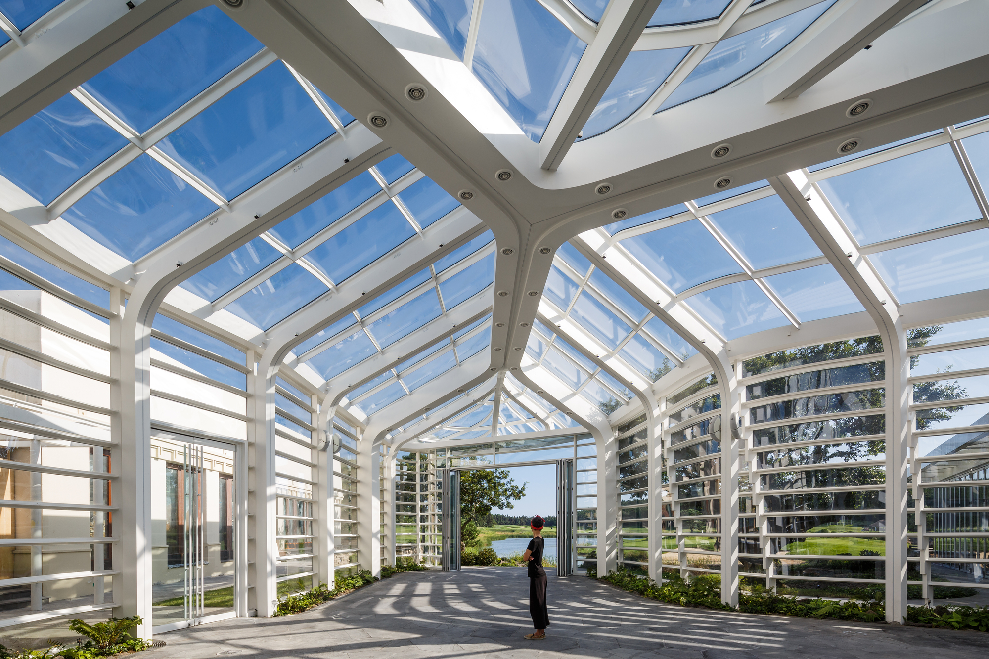 Gallery of Nine Bridges Pergola / JOHO Architecture - 9