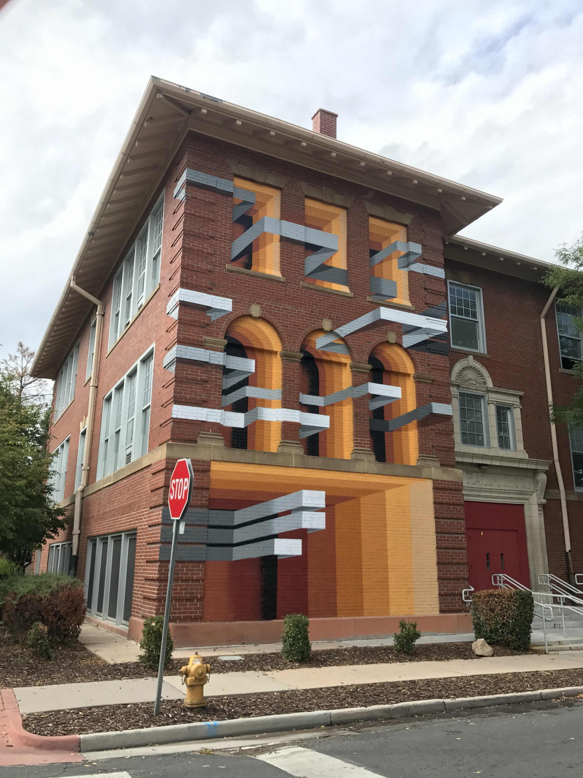 Gallery of Artist Mr. June Brings Urban Facades to Life with Layered ...
