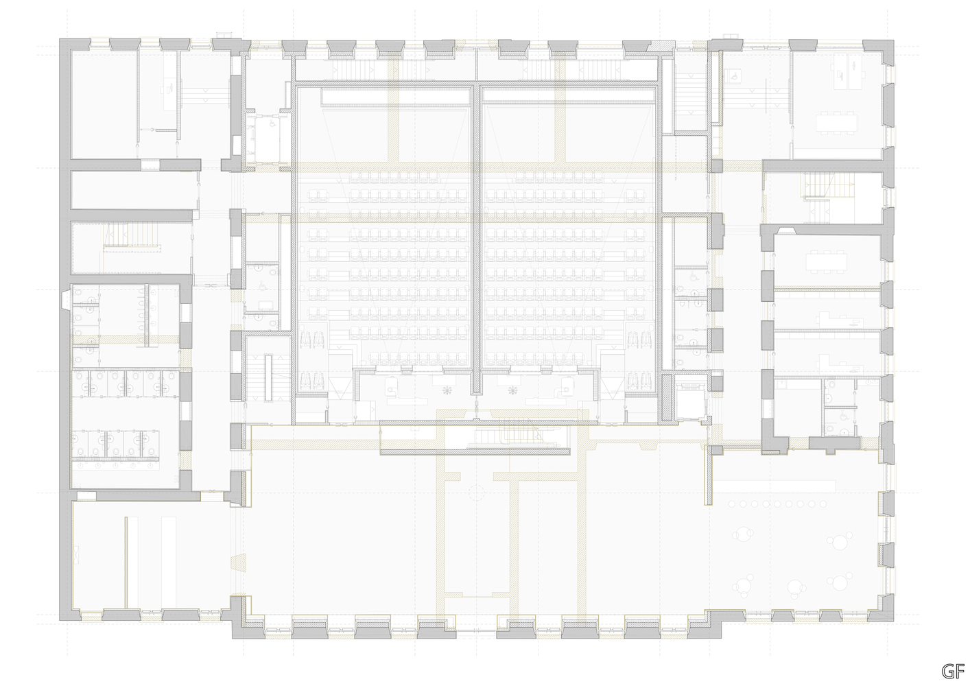 Gallery of Cinemas and Movie Theaters: Examples in Plan and Section - 7