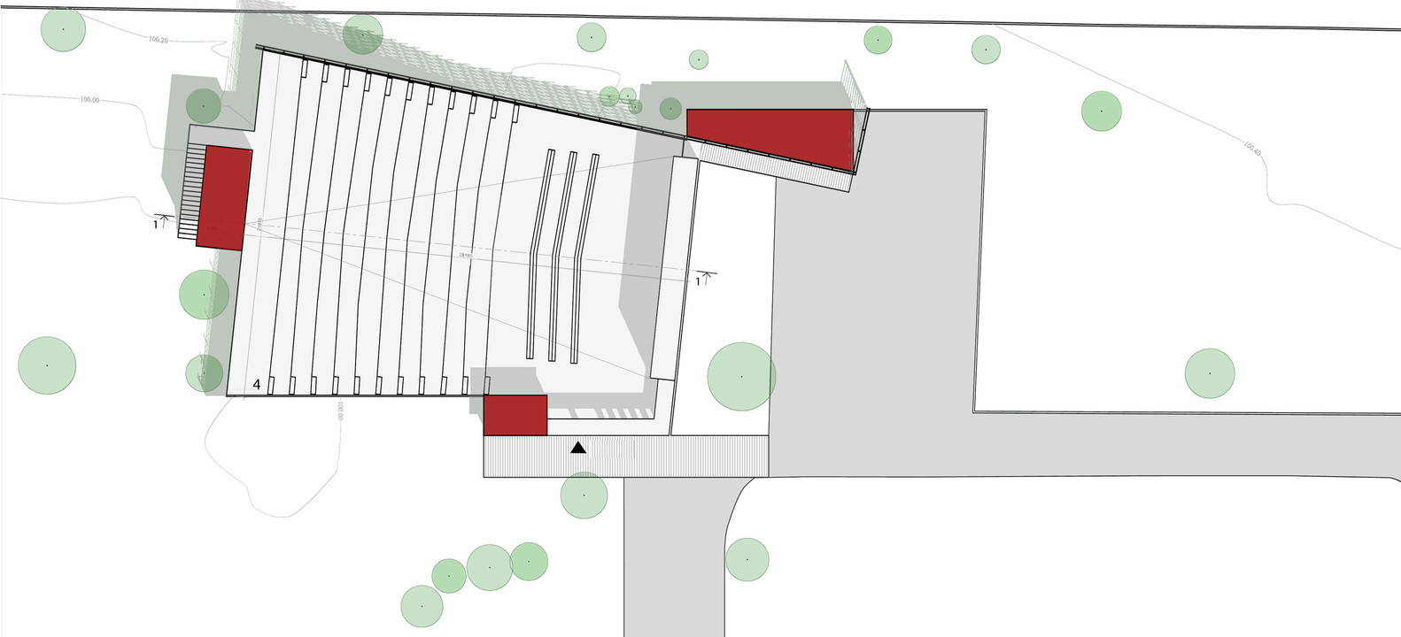 Gallery of Cinemas and Movie Theaters: Examples in Plan and Section - 25