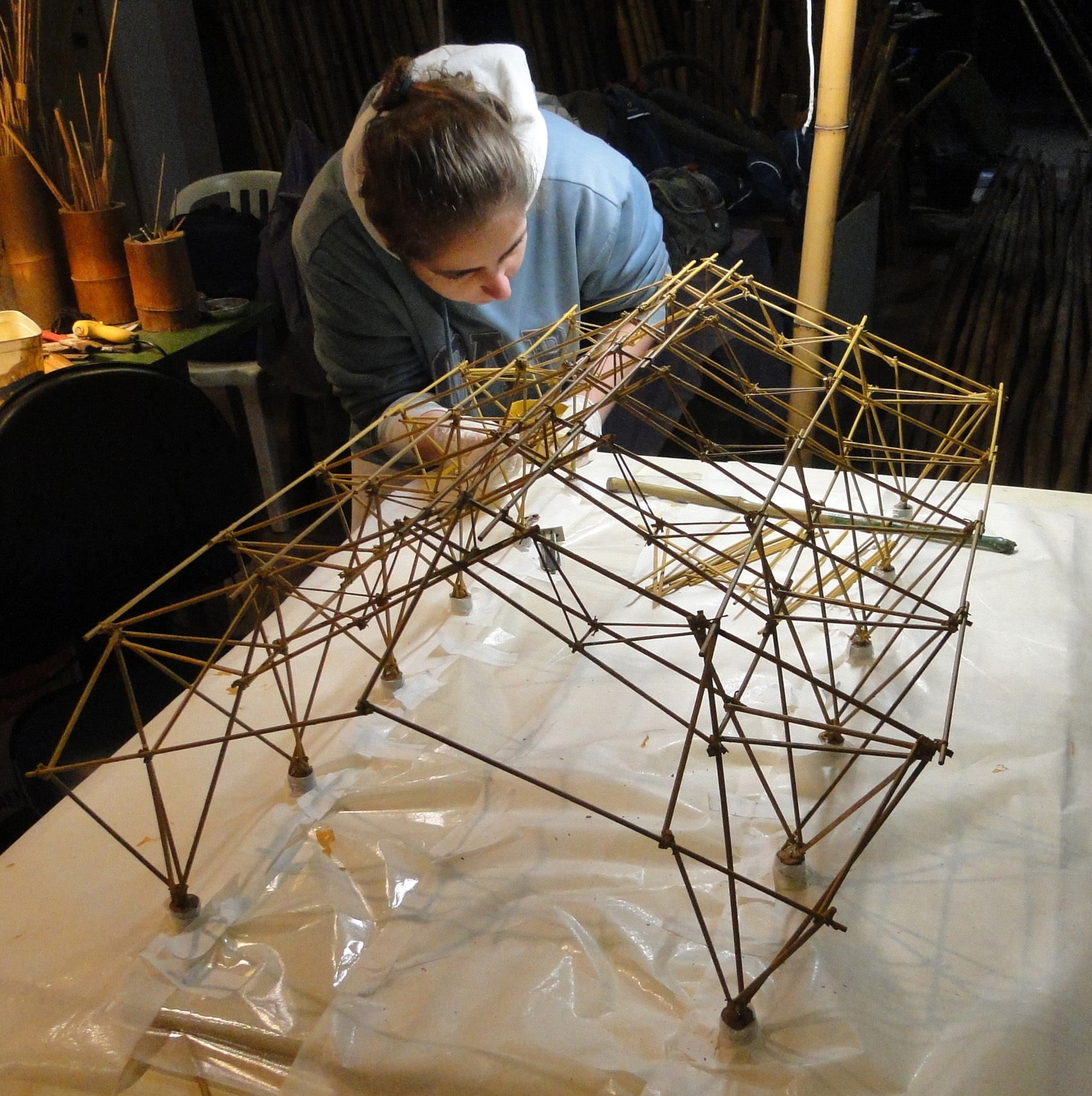 Gallery of Deployable Bamboo Structure Pavilion / Bambutec Design - 34