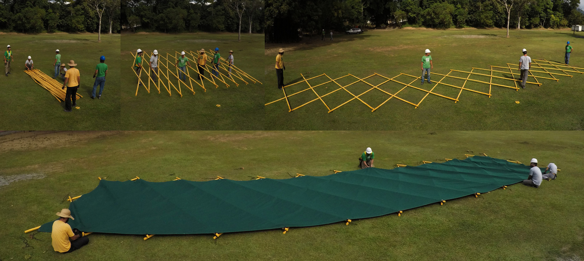 Gallery of Deployable Bamboo Structure Pavilion / Bambutec Design - 13