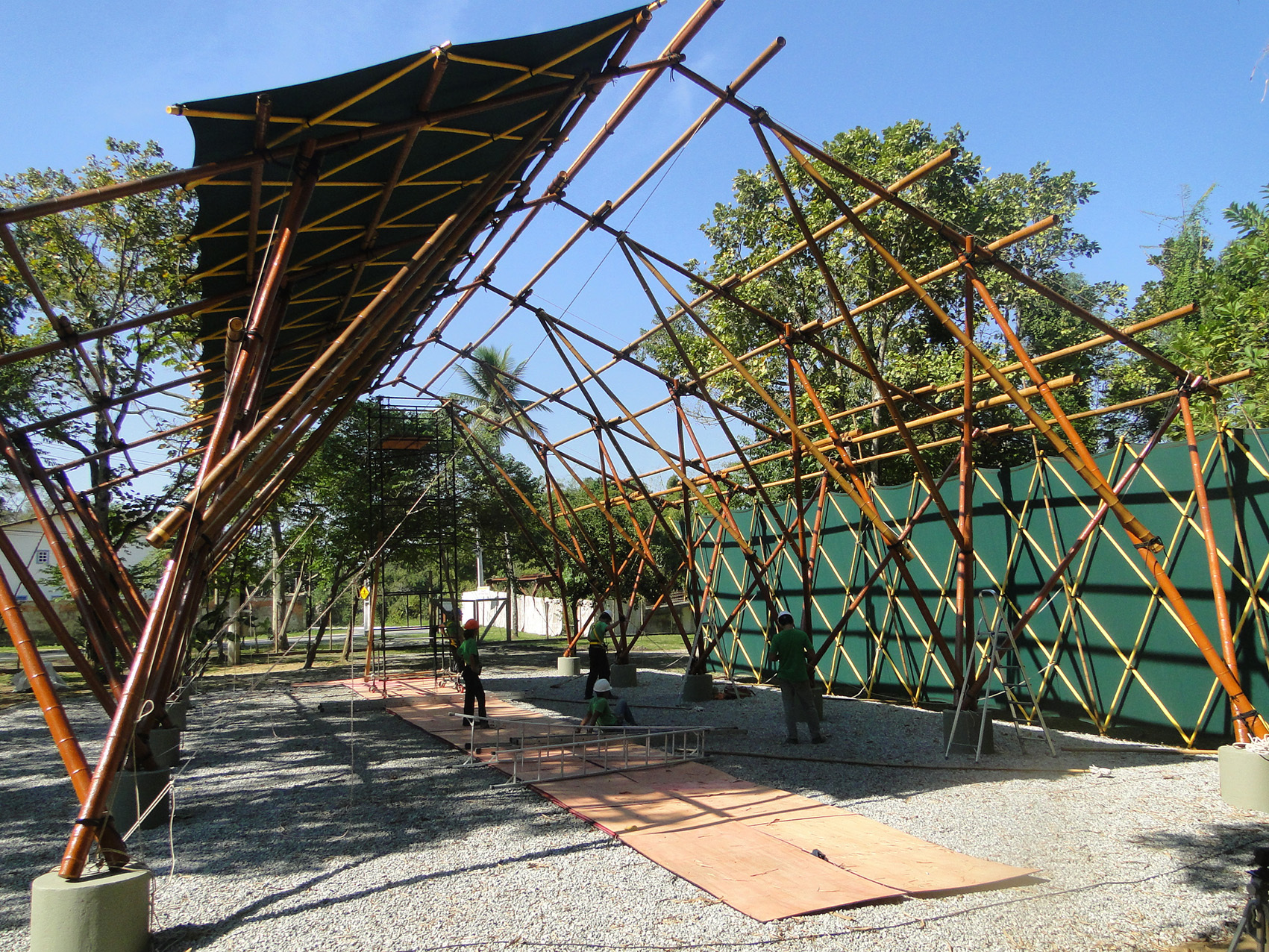 Gallery of Deployable Bamboo Structure Pavilion / Bambutec Design - 17