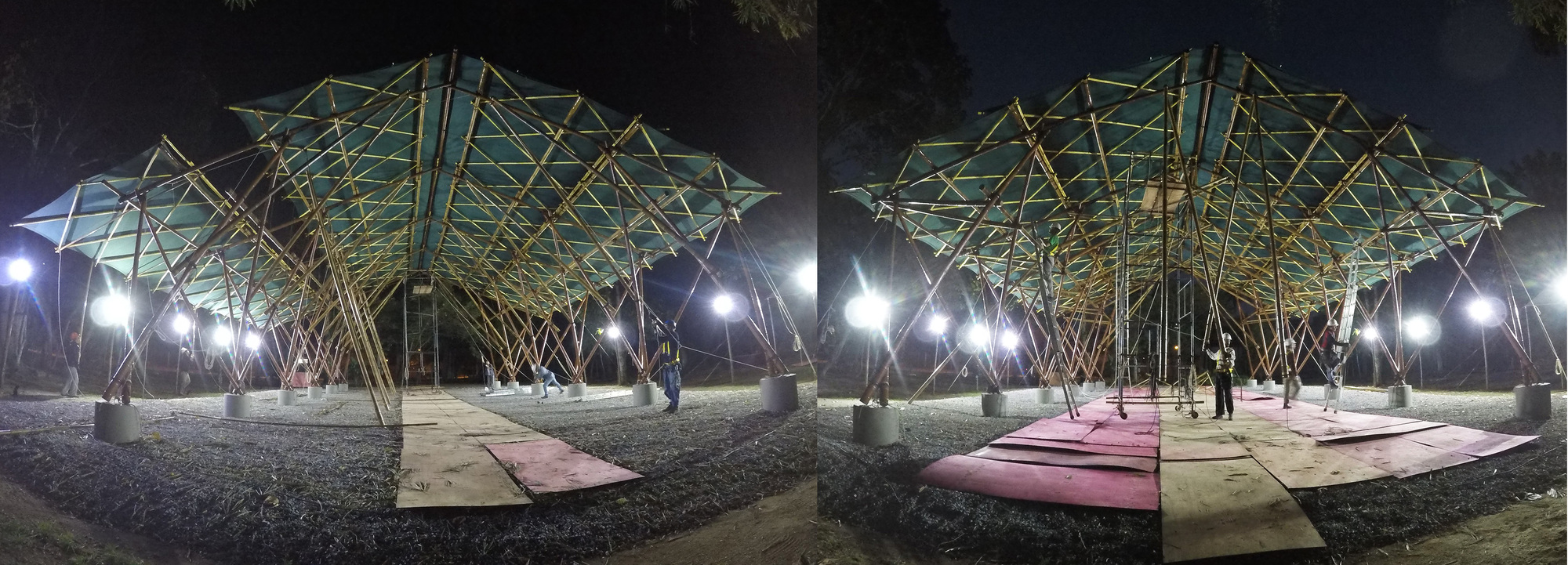 Gallery of Deployable Bamboo Structure Pavilion / Bambutec Design - 26