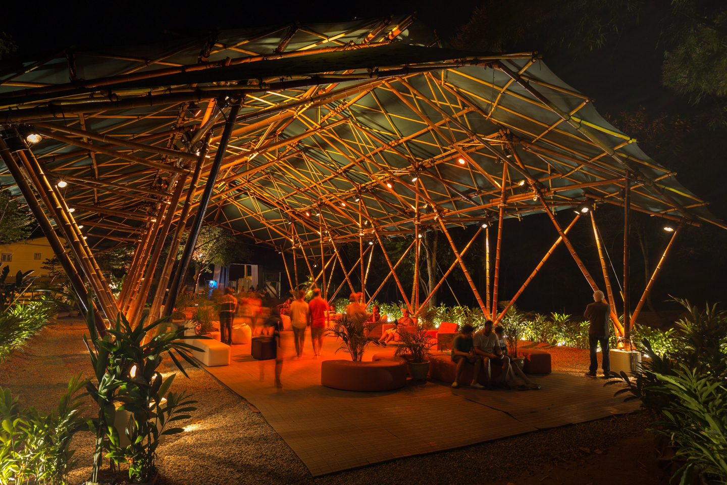 Gallery of Deployable Bamboo Structure Pavilion / Bambutec Design - 19