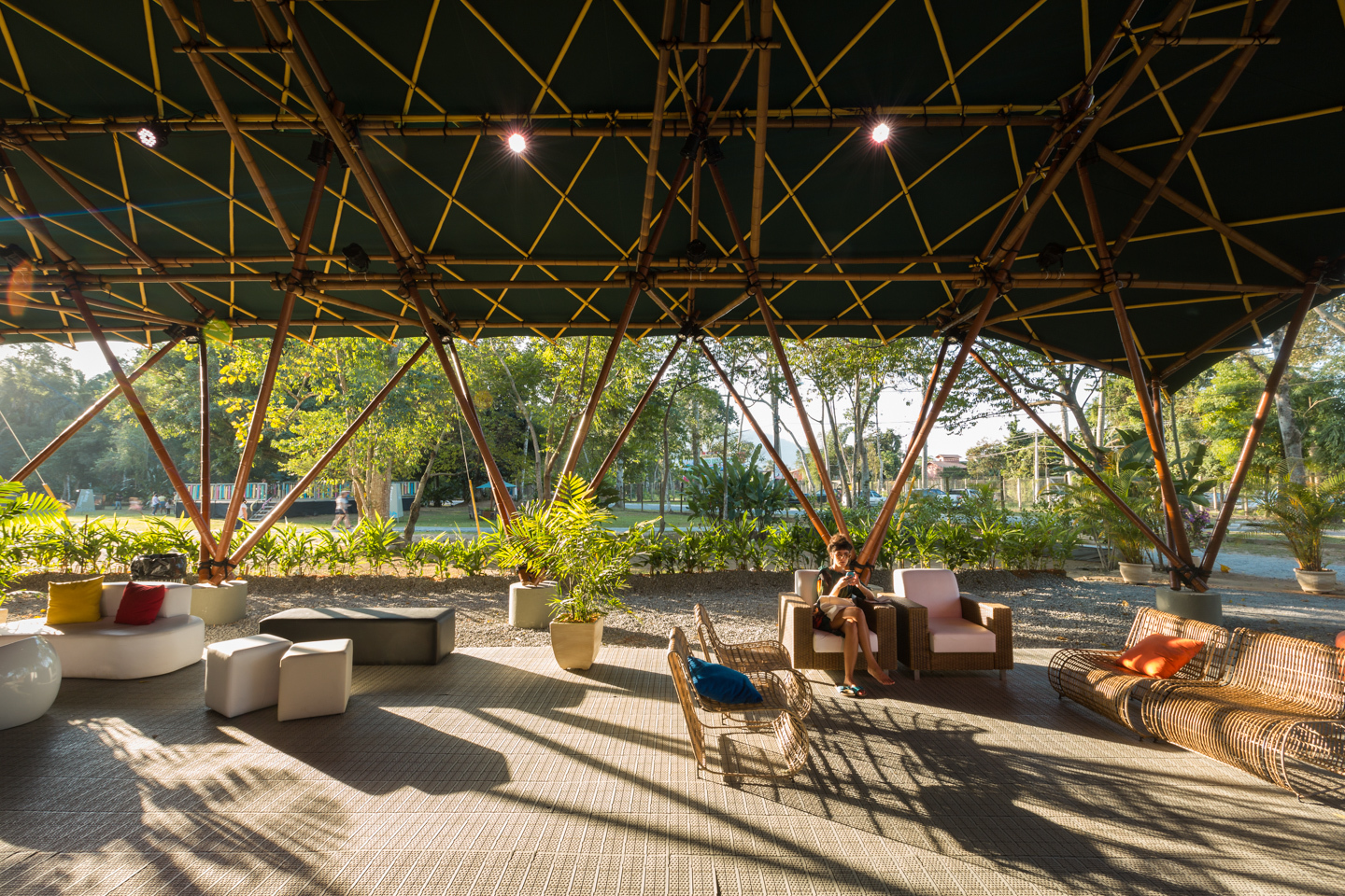 Gallery of Deployable Bamboo Structure Pavilion / Bambutec Design - 5