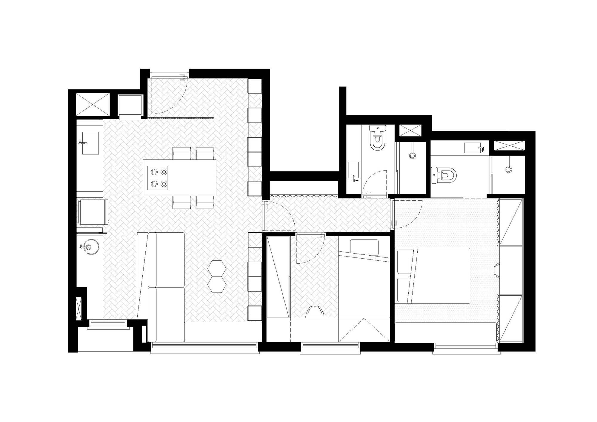 Gallery of 10 Brazilian Apartments Under 65 Square Meters - 17
