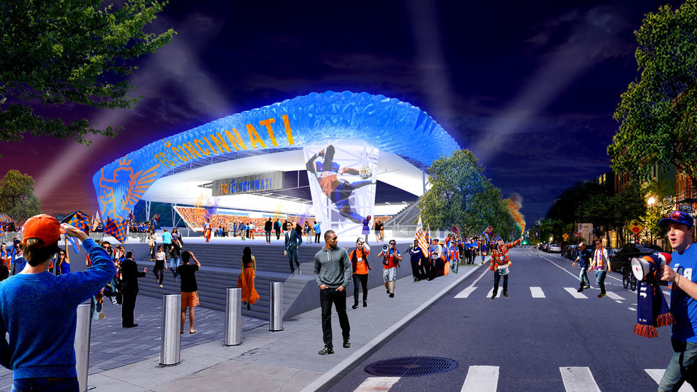 Gallery of Meis Architects Design FC Cincinnati Stadium with ETFE ...