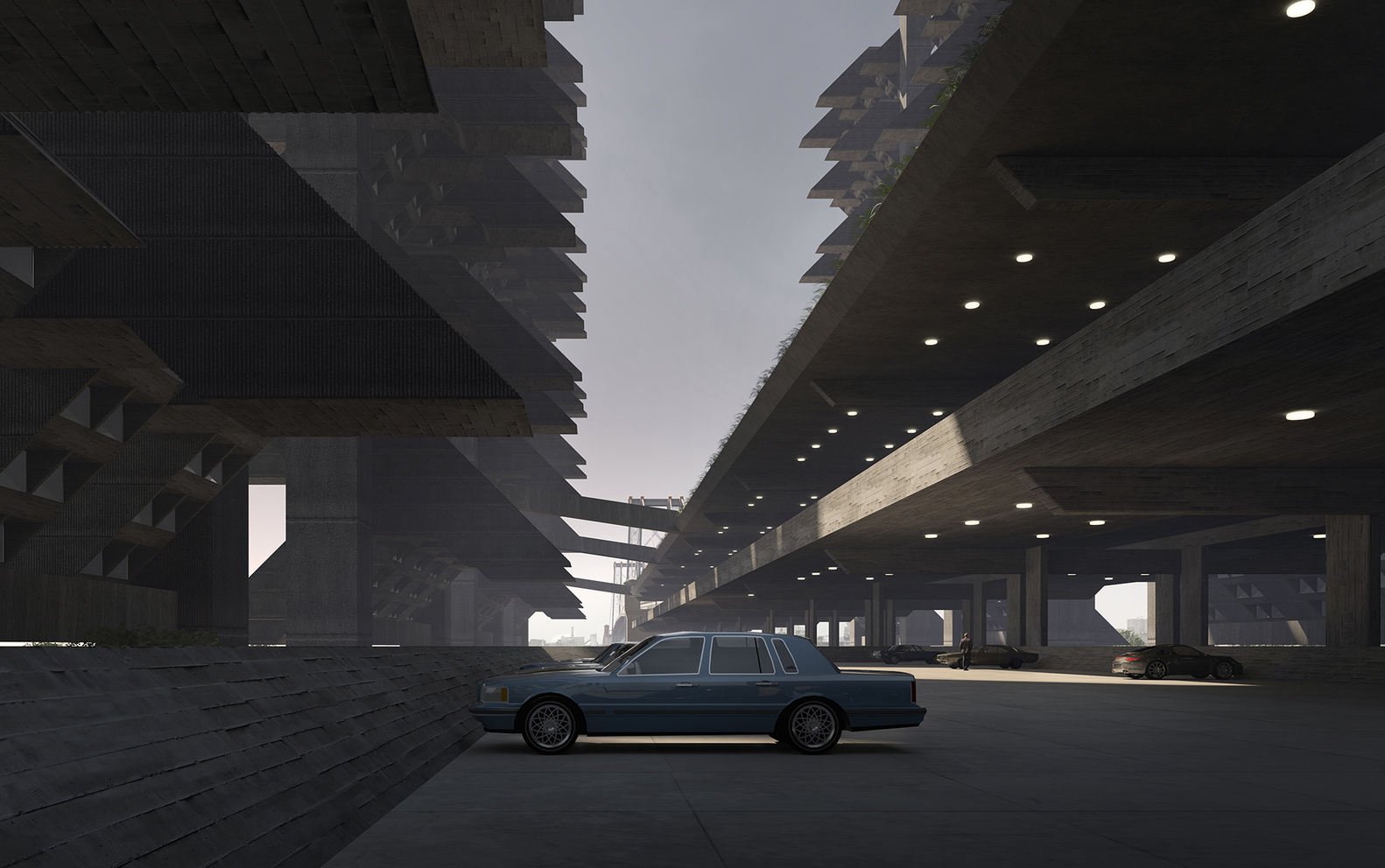 Gallery of Modernist Icon Paul Rudolph's Unbuilt LOMEX Completed in New ...