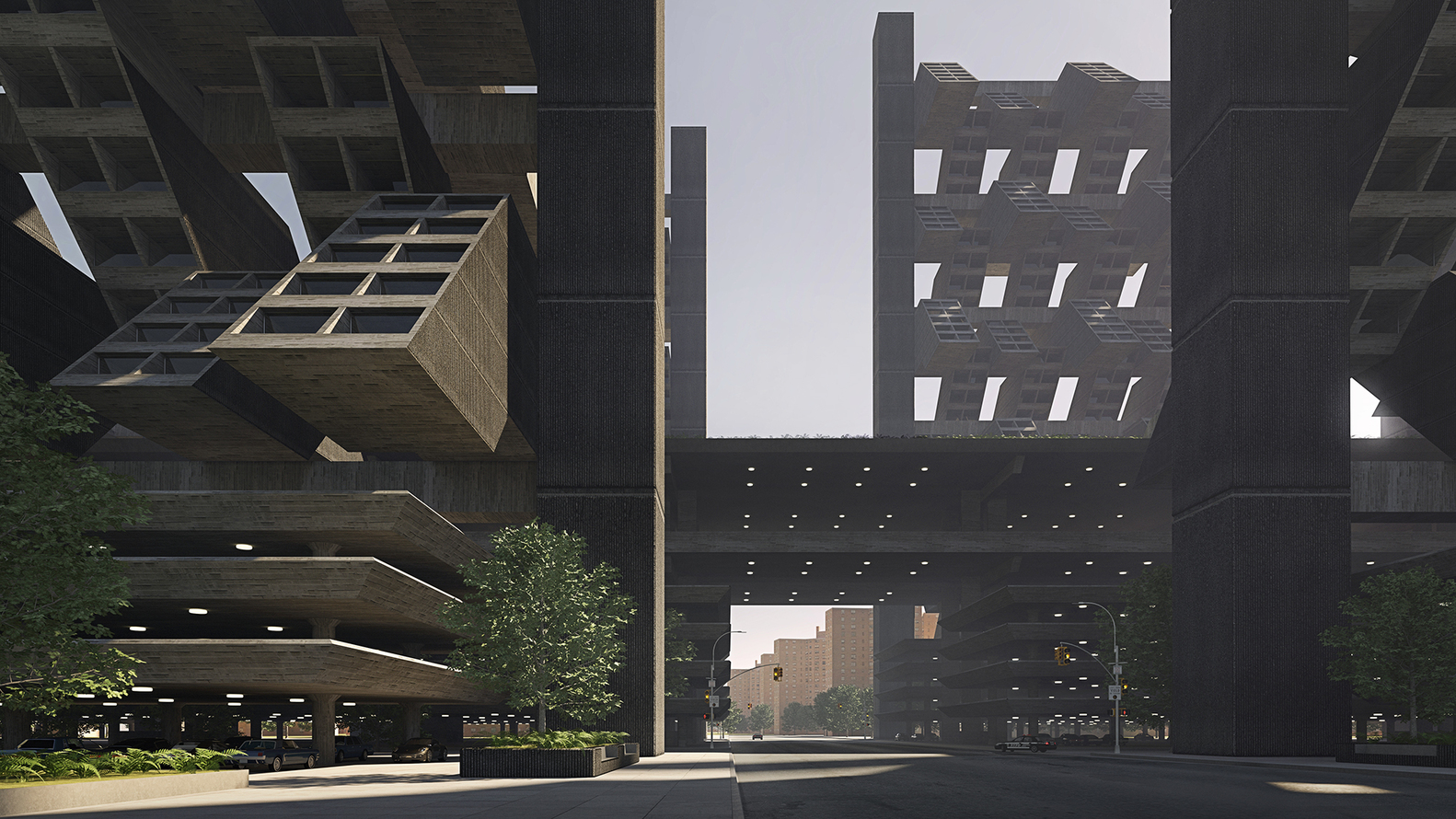 Gallery of Modernist Icon Paul Rudolph's Unbuilt LOMEX Completed in New ...