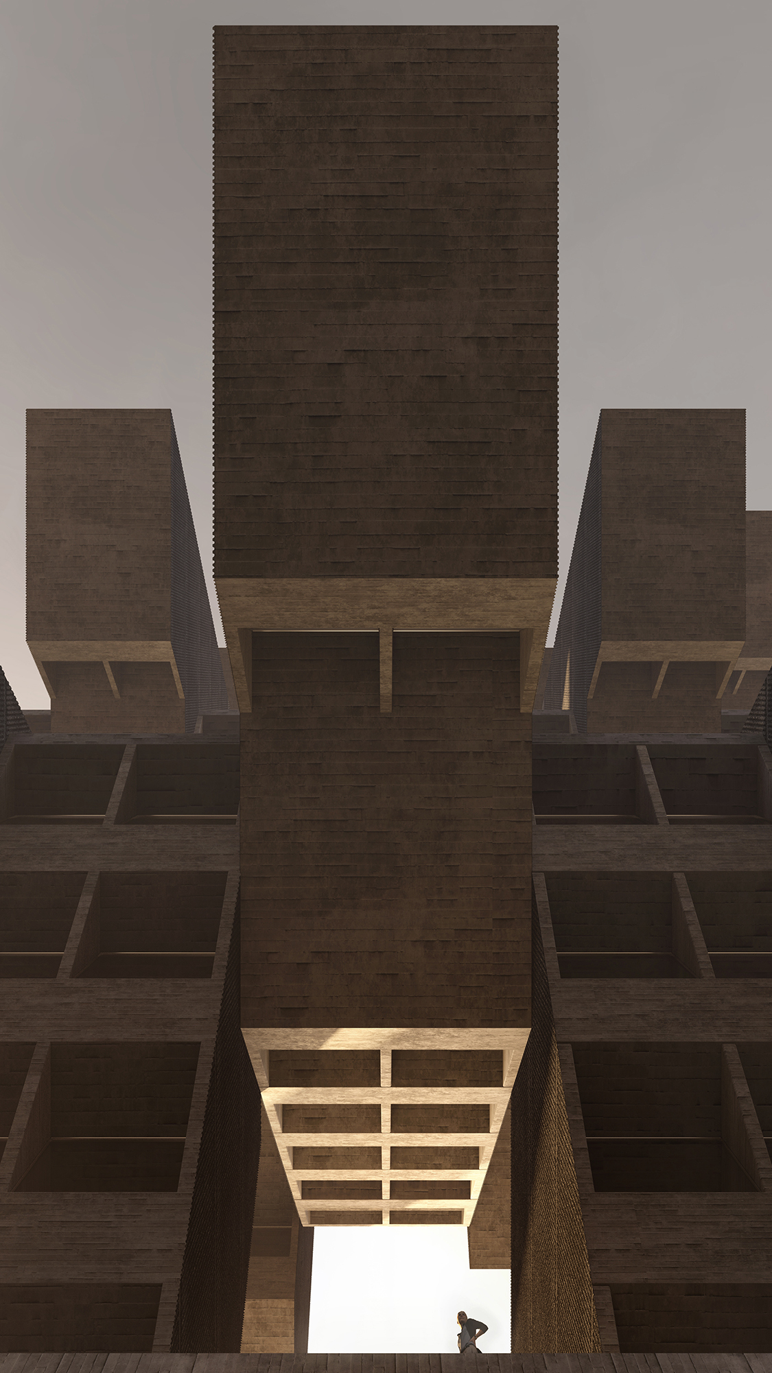 Gallery of Modernist Icon Paul Rudolph's Unbuilt LOMEX Completed in New ...