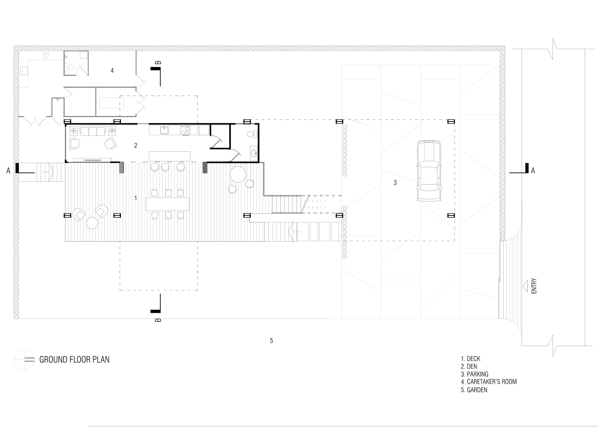 Gallery of Escape Den / River & Rain - 24