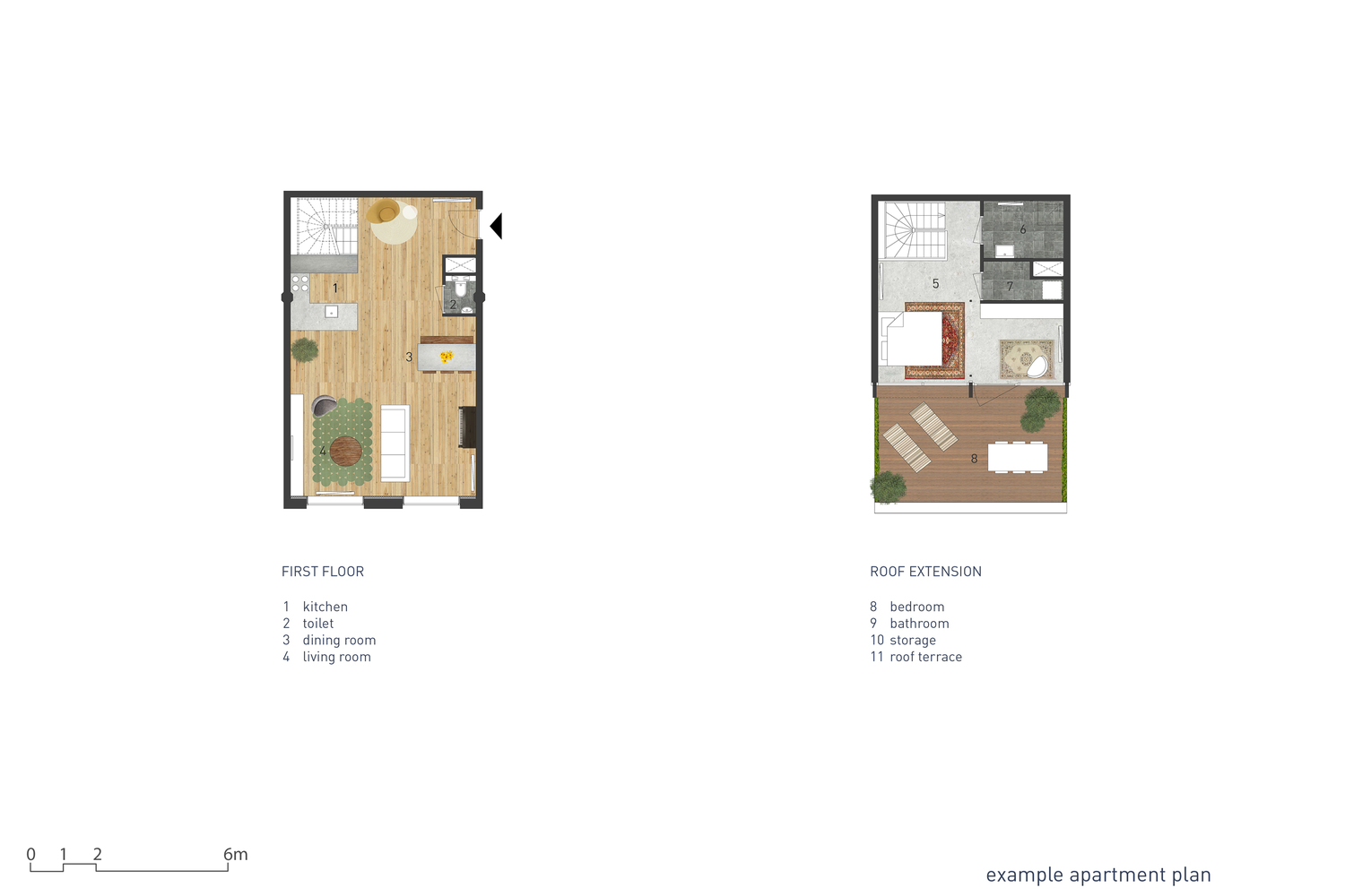 Studio Type Apartment Floor Plan With Dimensions | Viewfloor.co
