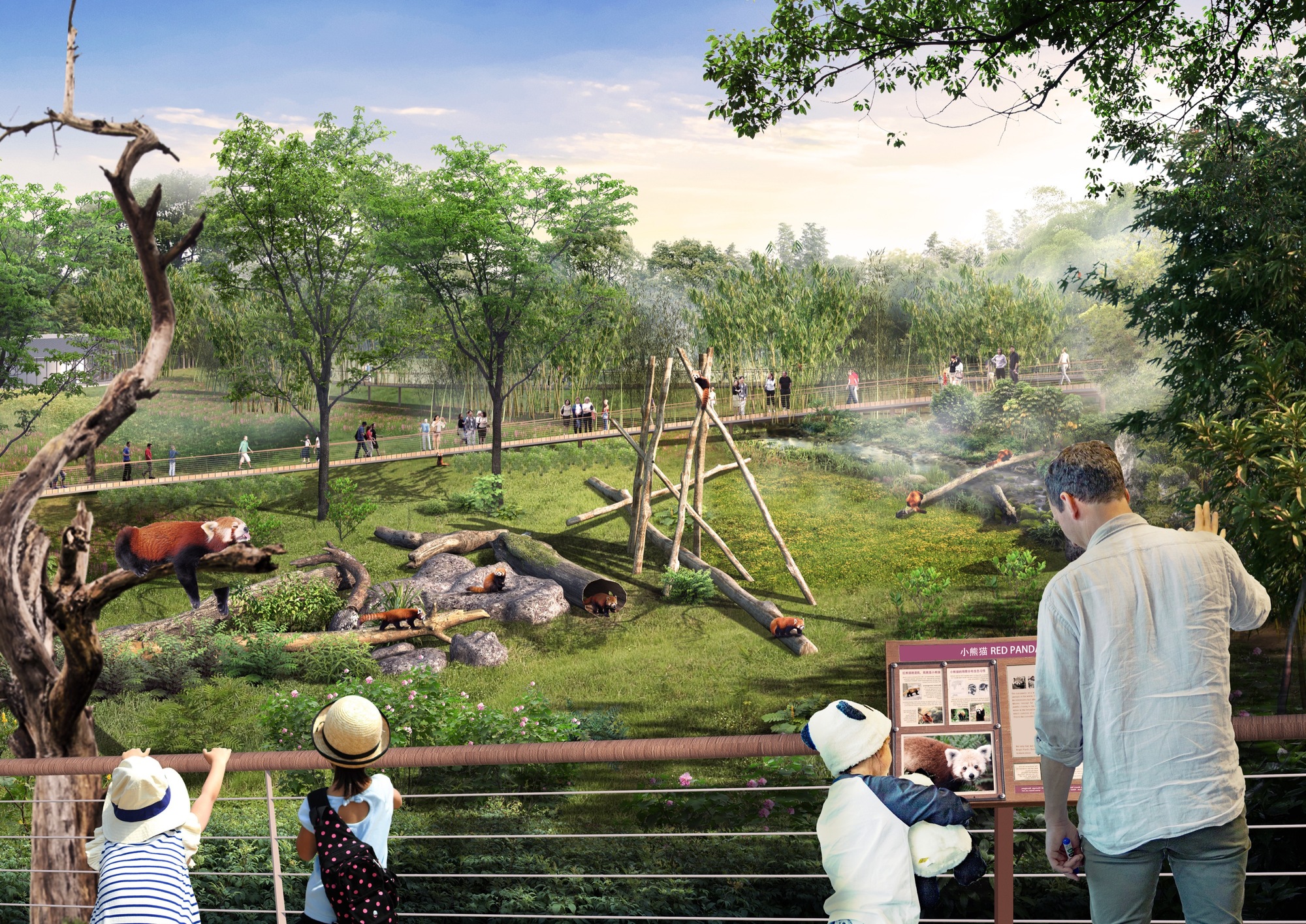 Gallery of Sasaki Designs a Panda Reserve in Chengdu, China to Aid ...