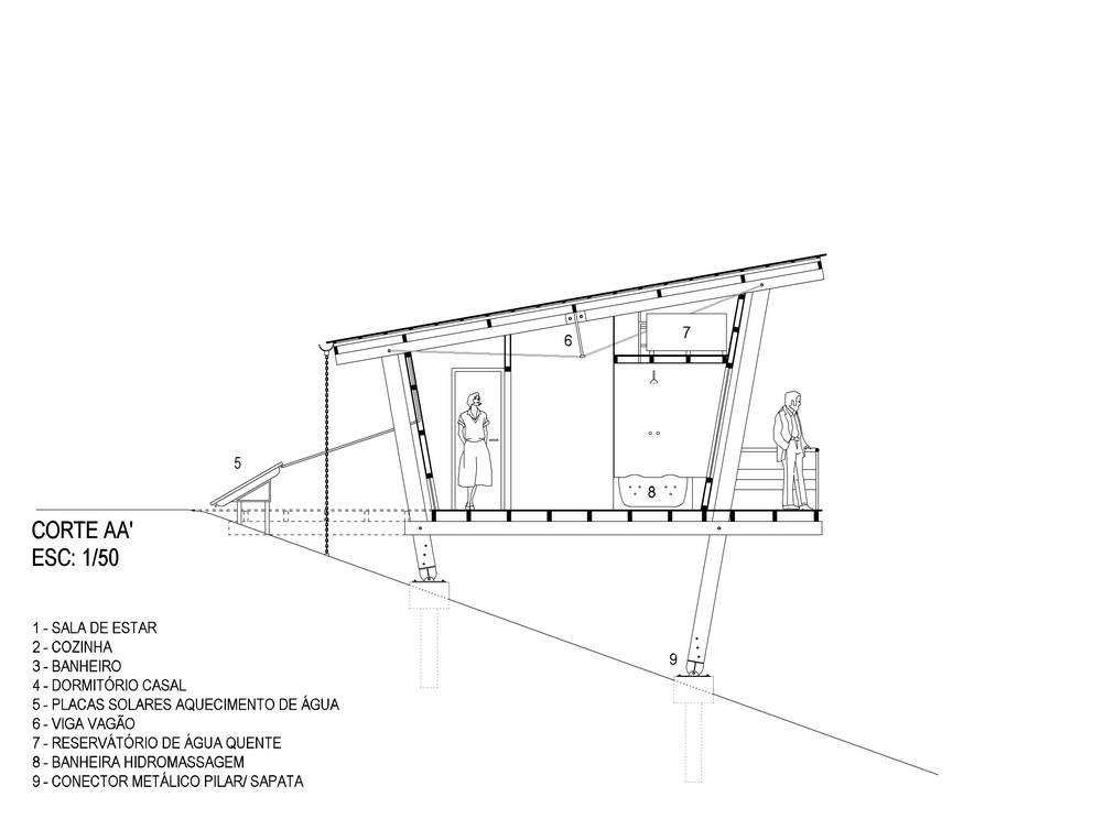 Gallery of How Inverted King Post Trusses Allow for Large, Elegant Open ...