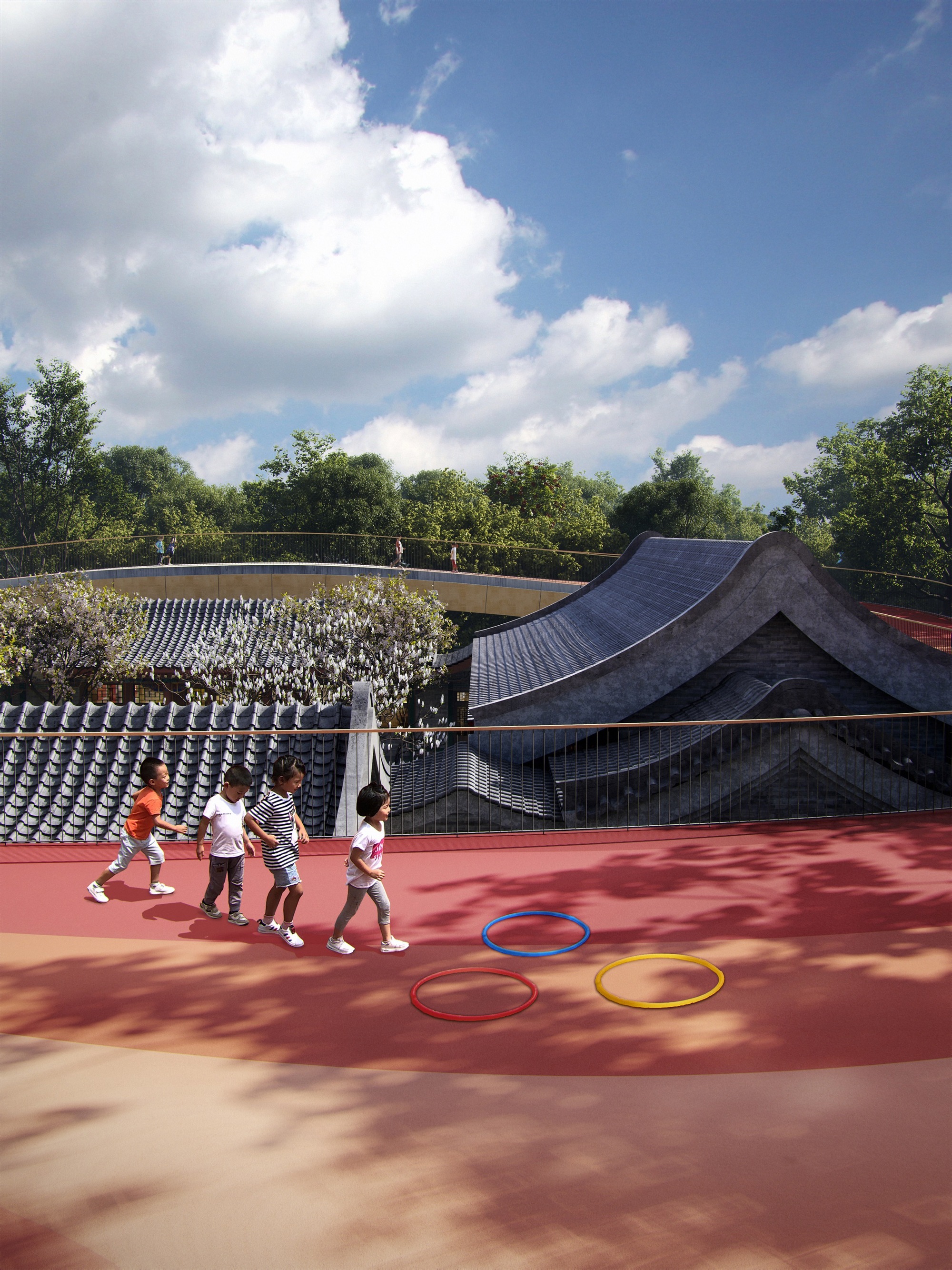 Gallery of MAD Architects Begin Construction on Floating Kindergarten ...
