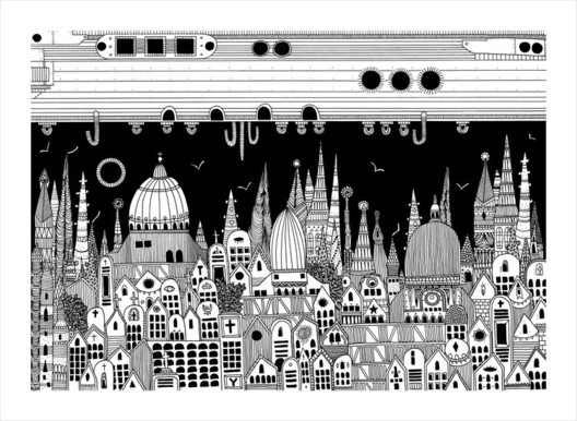 Intricate Illustrations of Italo Calvino's 'Invisible Cities' | ArchDaily