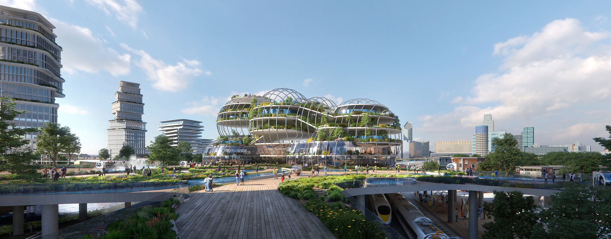 Gallery of UNStudio Designs a City of the Future for The Hague - 4