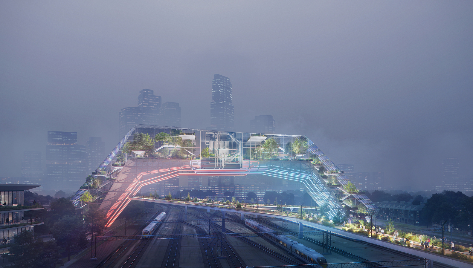 Gallery of UNStudio Designs a City of the Future for The Hague - 1