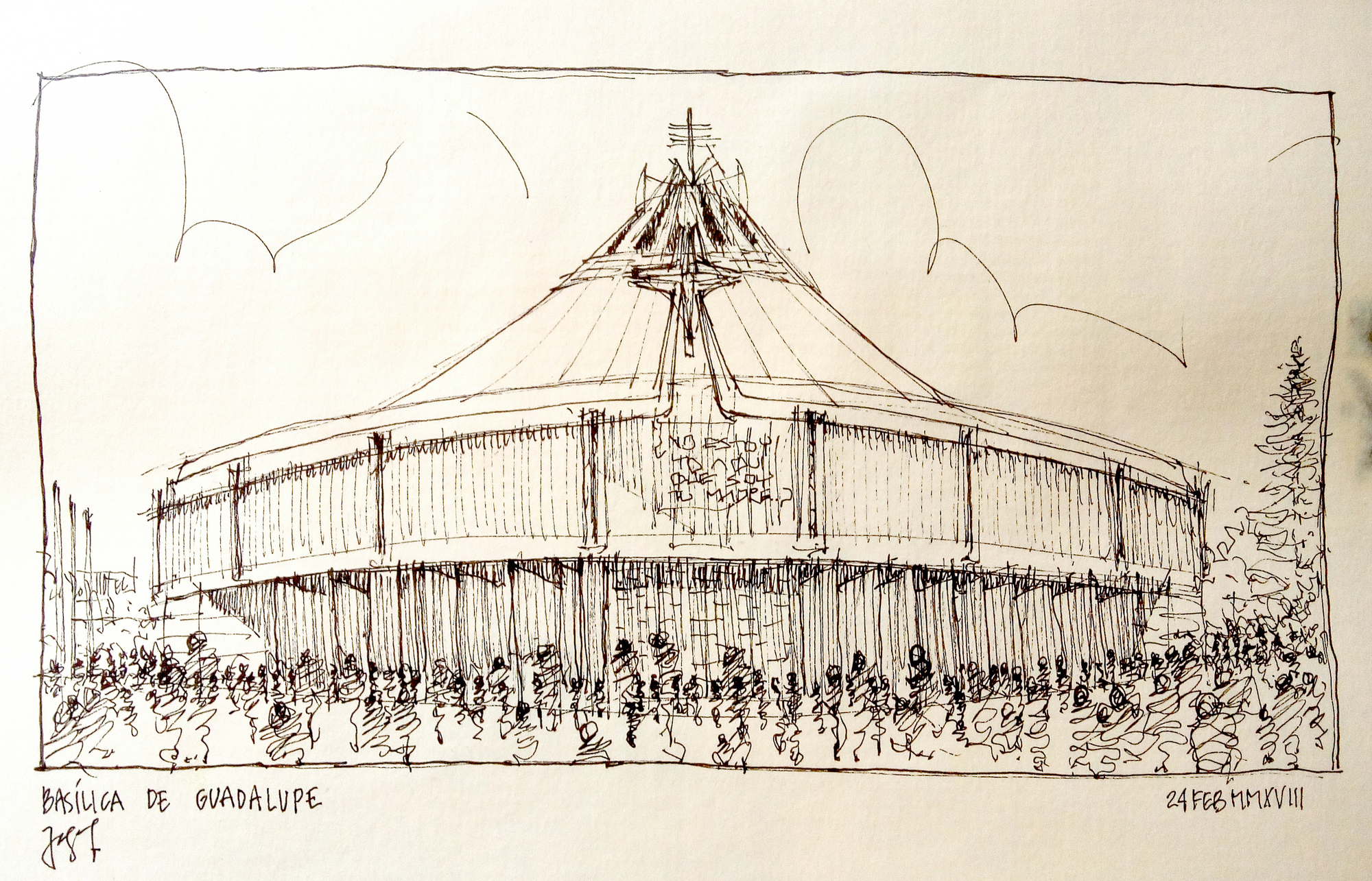 Galería de Urban Sketchers México rinde homenaje a Pedro Ramírez ...