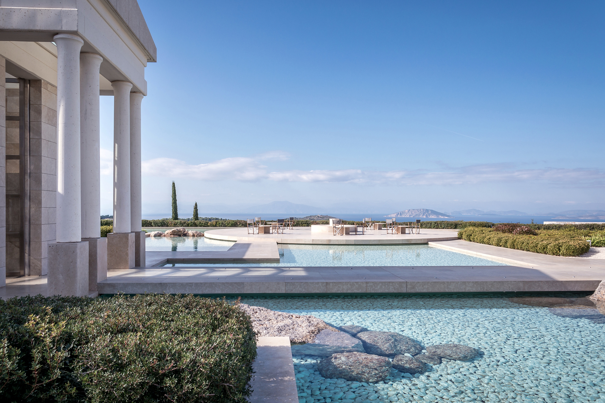 Gallery of Amanzoe Luxury Hotel & Villas / Edward Tuttle ...