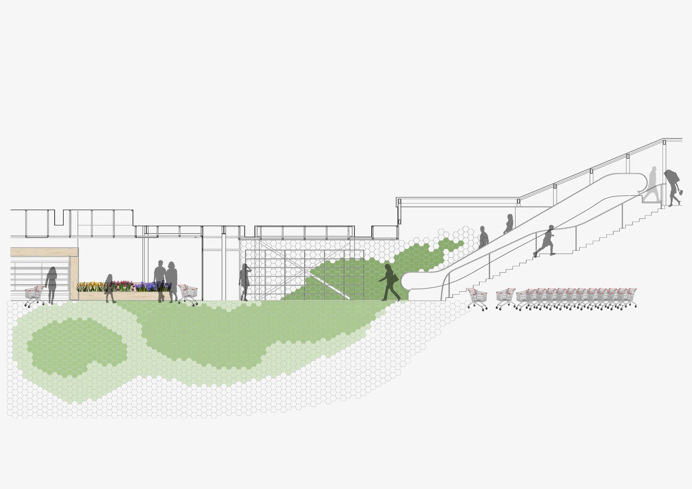 Gallery of Markets: Examples in Plan and Section - 21