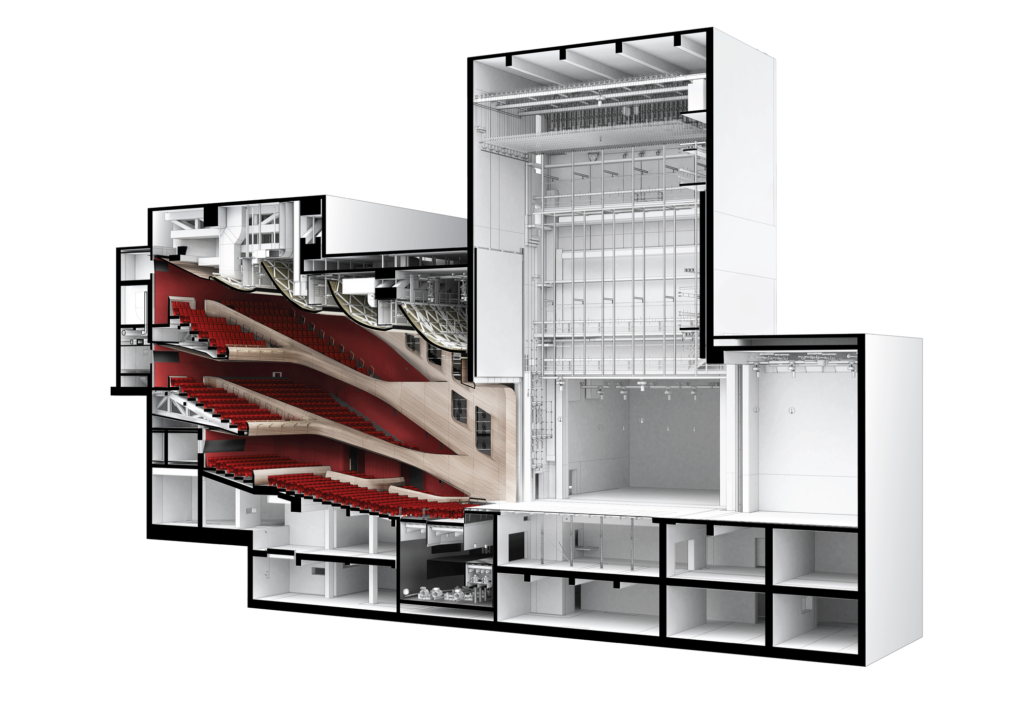 Gallery of UNStudio Designs Transparent Stacked Theater for Hong Kong ...