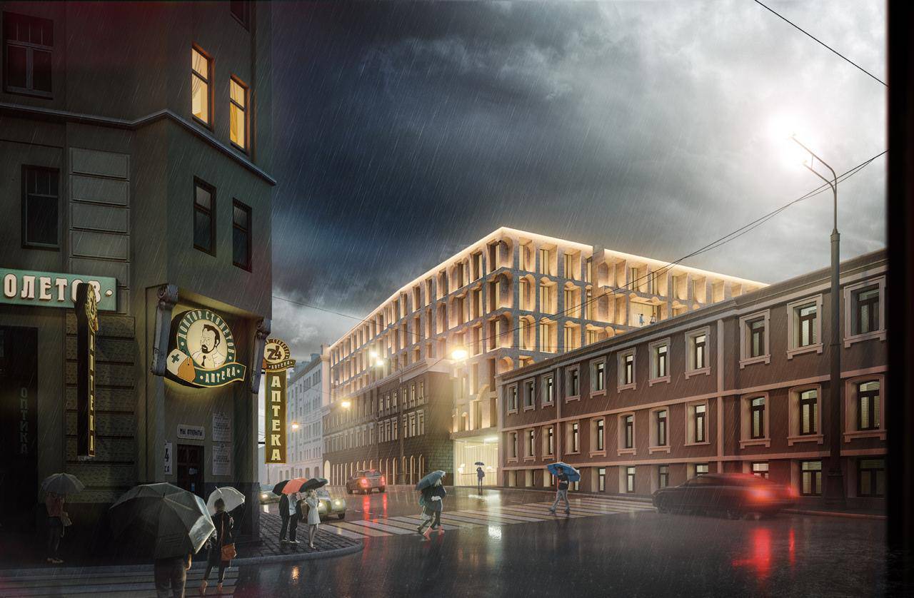 Gallery of Kleinewelt Designs a Carved Mixed-Use Housing Block for ...