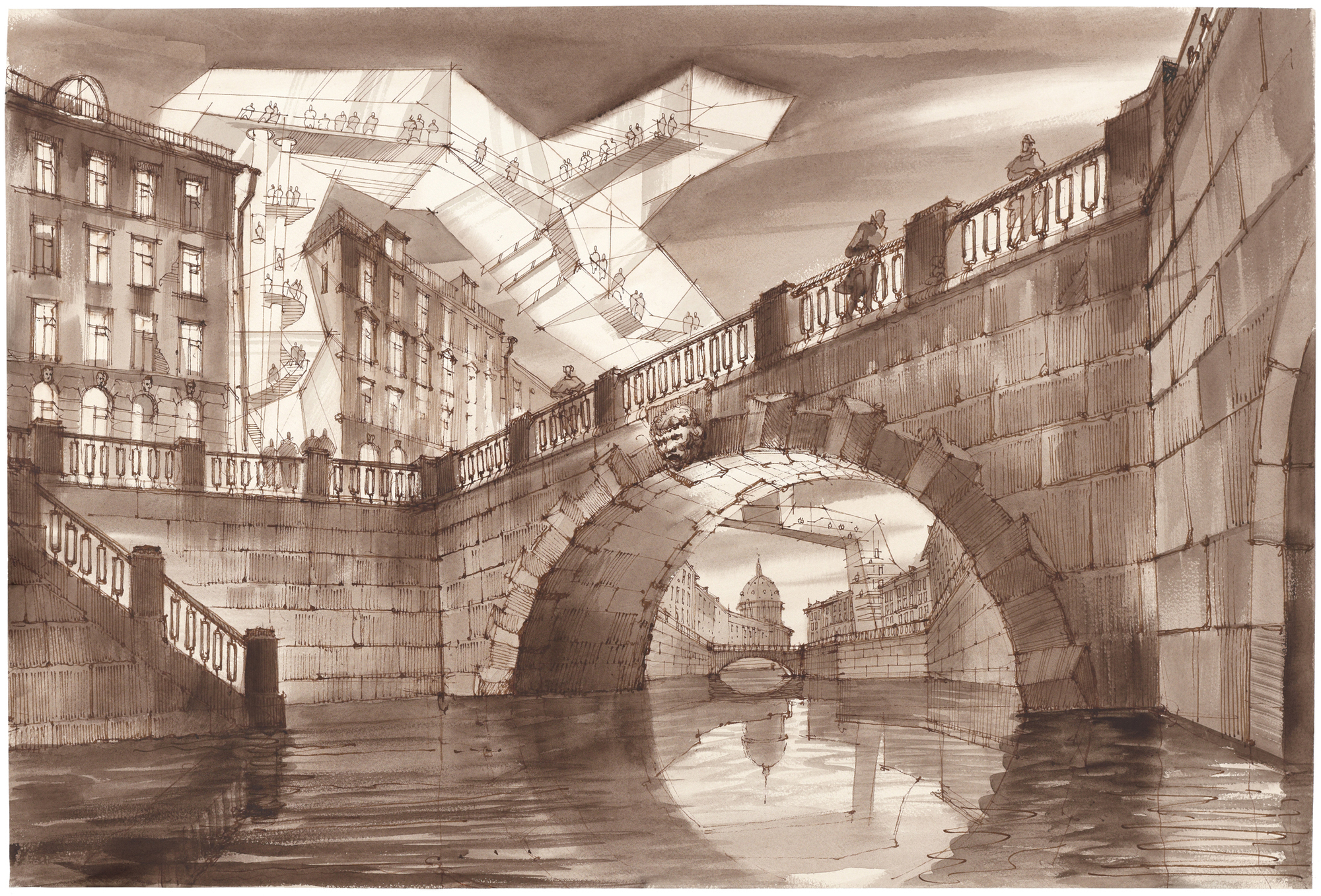 Gallery Of Building Drawings Drawing Buildings The Works Of Sergei gallery-of-building-drawings-drawing-buildings-the-works-of-sergei