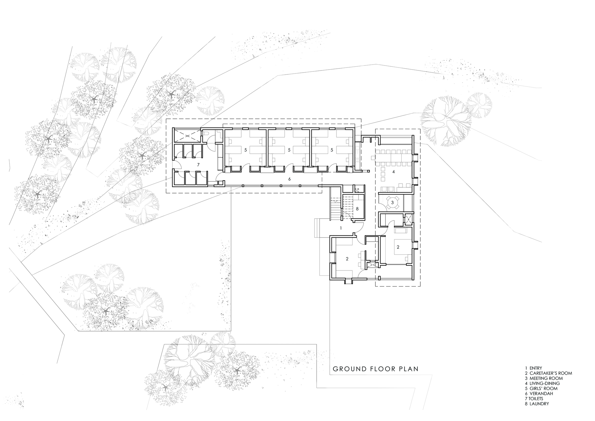 Gallery of Girls Home / DCOOP Architects - 20