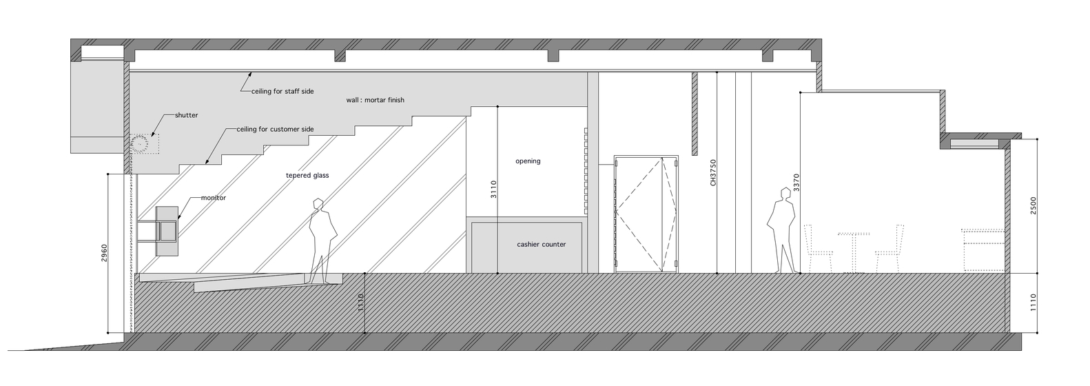 Gallery of Retail Stores Under 100 Square Meters: Examples in Plan and ...