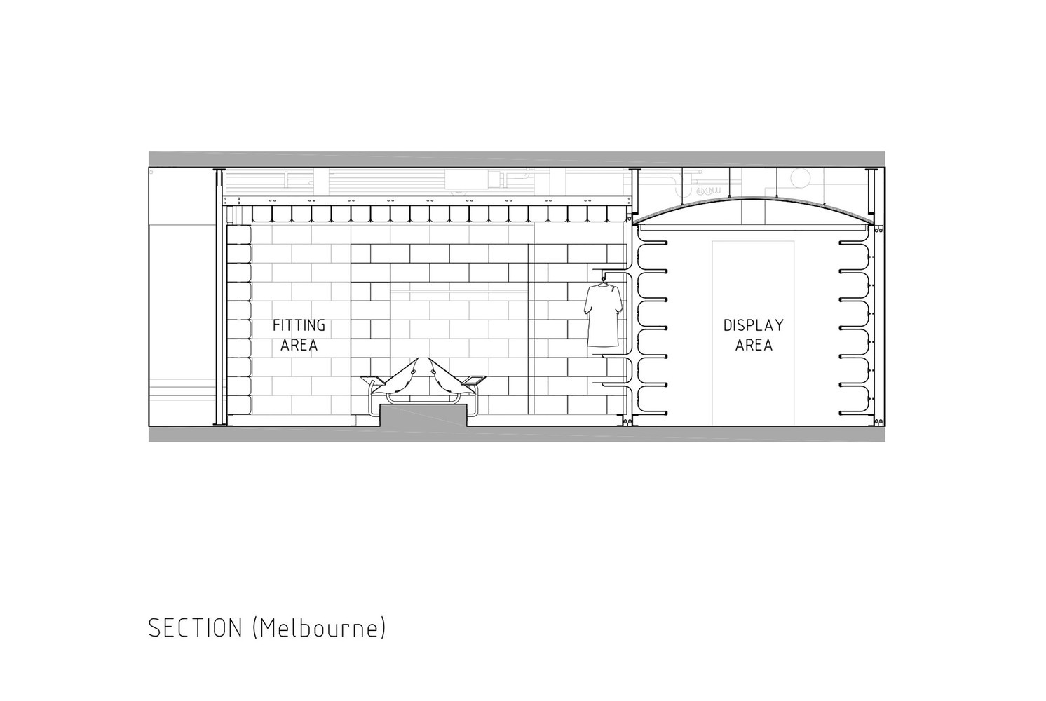 Gallery of Retail Stores Under 100 Square Meters: Examples in Plan and ...